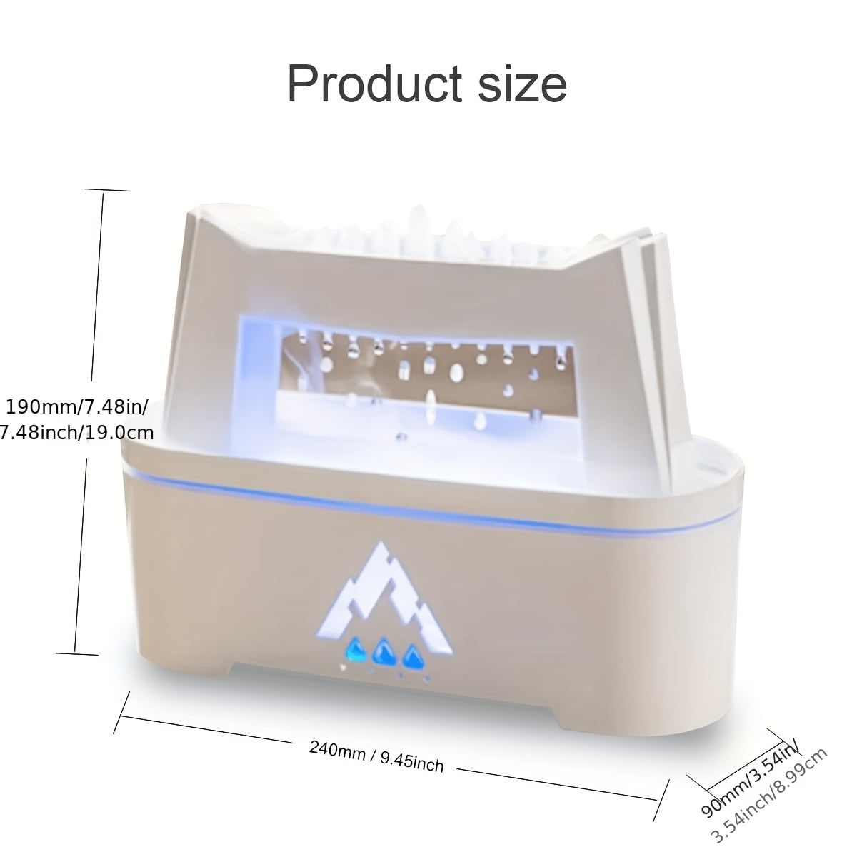 KFM01 10.14oz Soundwave Technology Aroma Humidifier & Diffuser ...