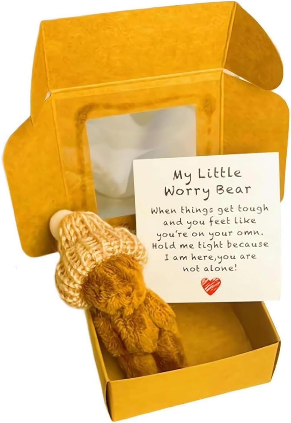 KFSOQE 4 Colors Pocket Bear Hug in A Box, Little Bears in A Box, Pocket ...