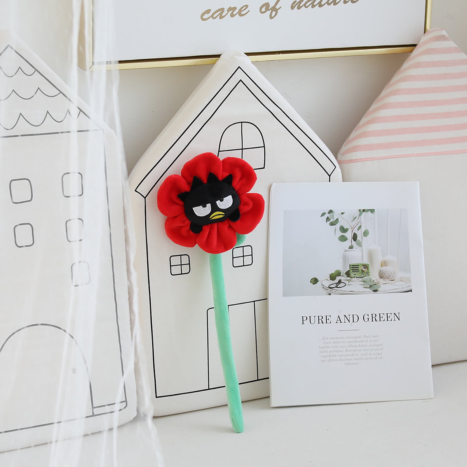 KFSOQE Bad Badtz-Maru Plushies Flowers Cute Delicated Plushies for ...