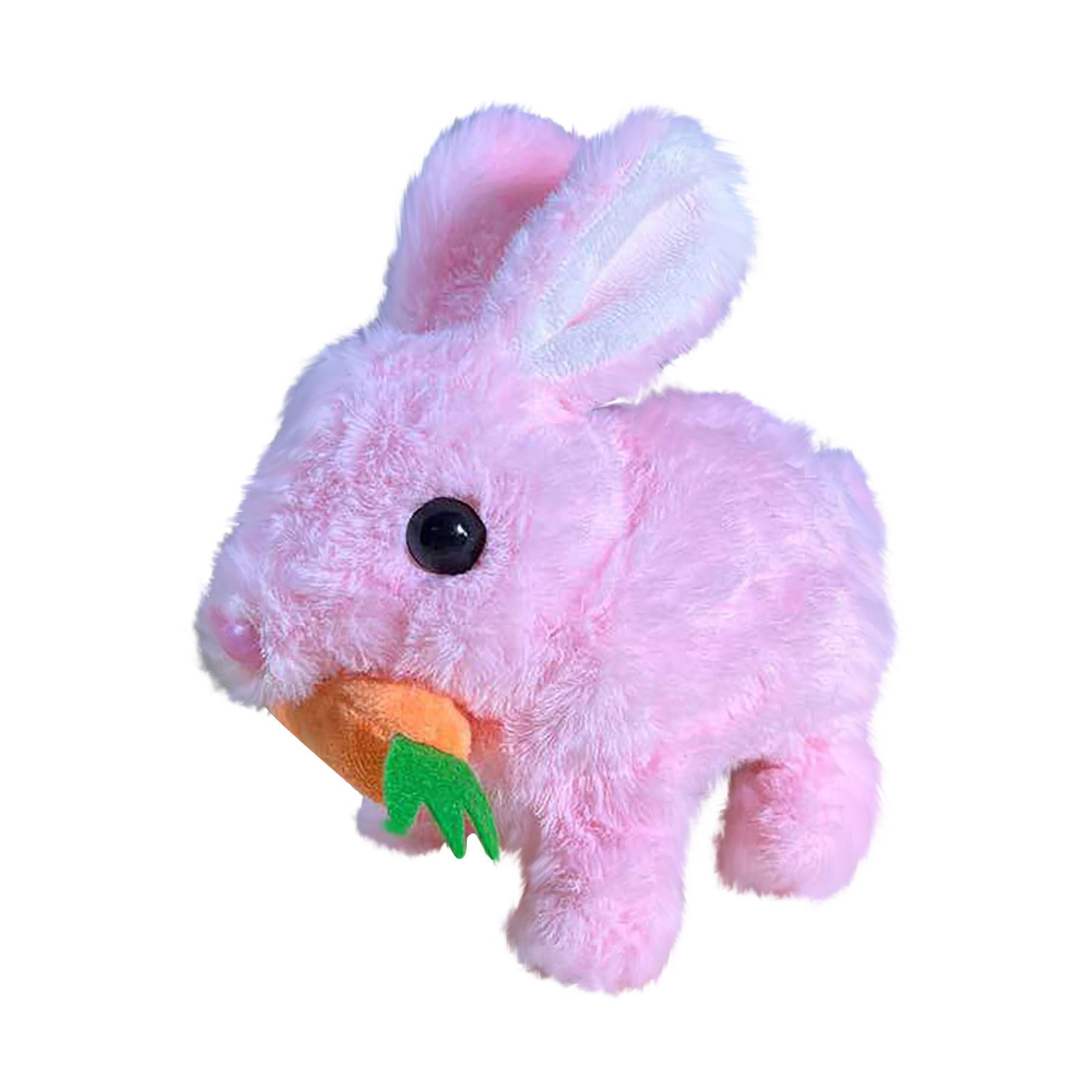 KFSOQE Bunny Plush Cute Simulate Bunny Can Walk Bark Move Stuffed ...