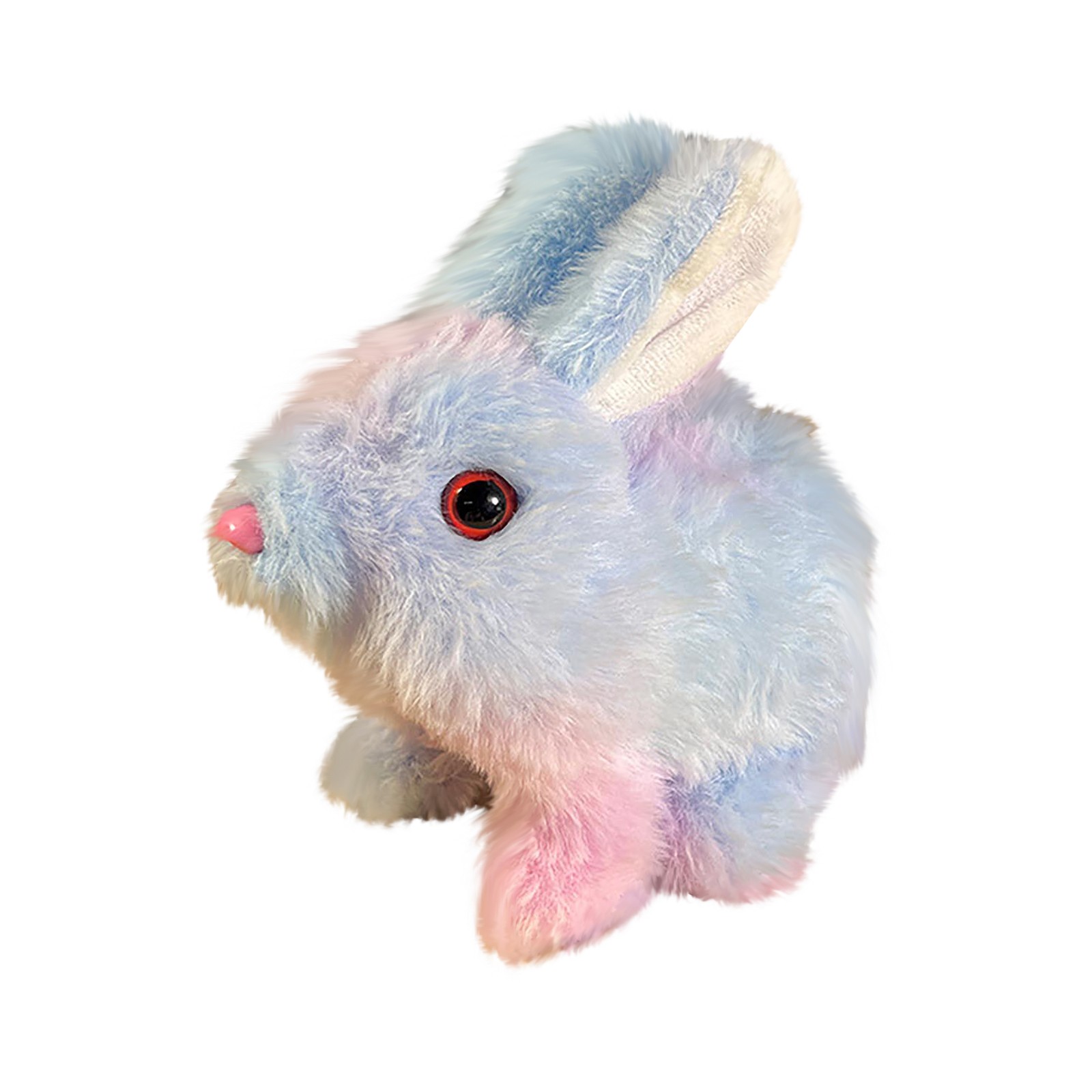 KFSOQE Bunny Plush Cute Simulate Bunny Can Walk Bark Move Stuffed ...
