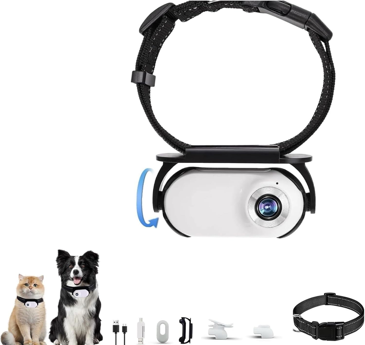 KFSOQE Catcam Pro, Cat Cam Pro 2.0,Cat Camera Collar,Cat Collar Camera ...