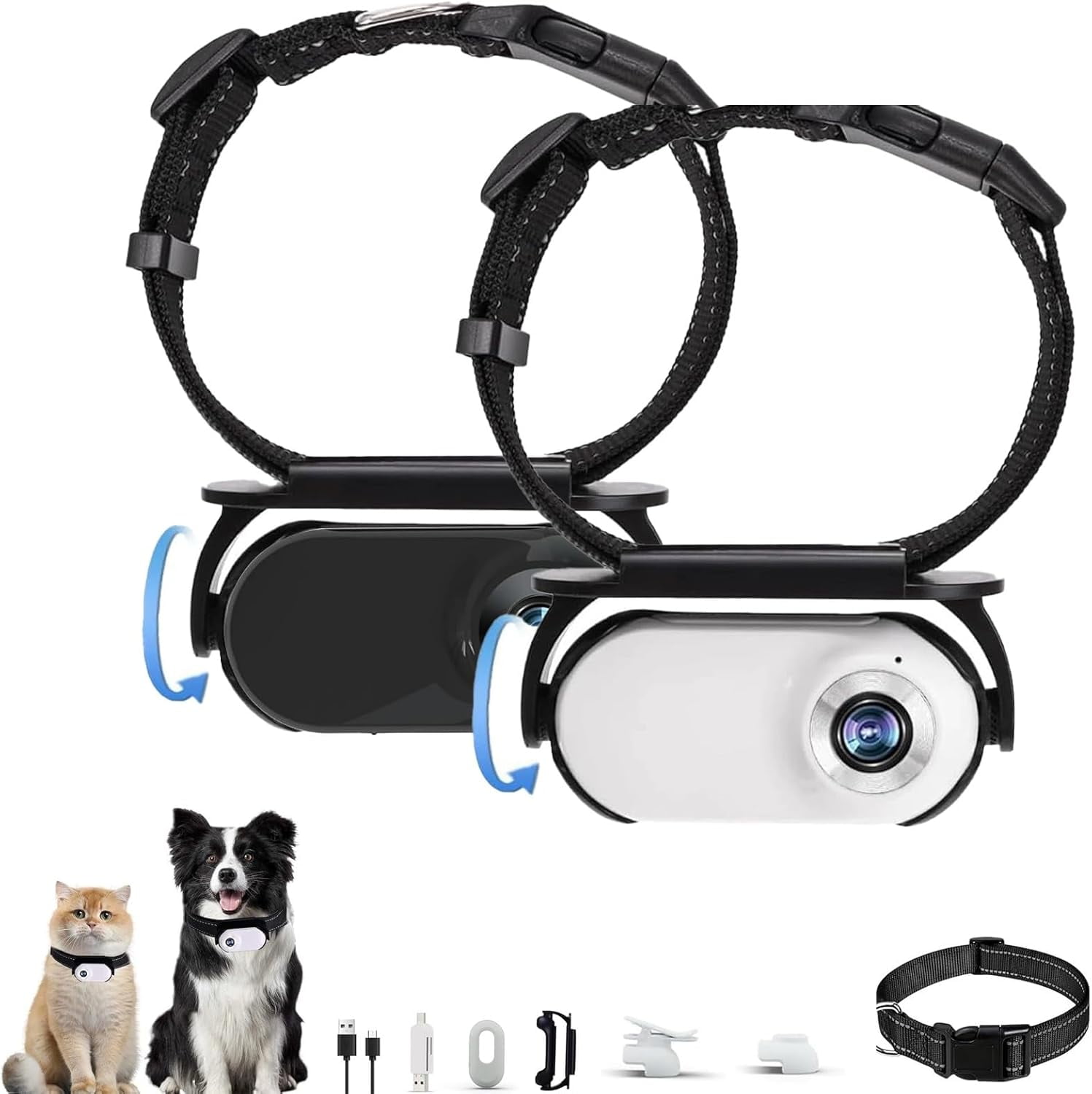 KFSOQE Catcam Pro, Cat Cam Pro 2.0,Cat Camera Collar,Cat Collar Camera ...