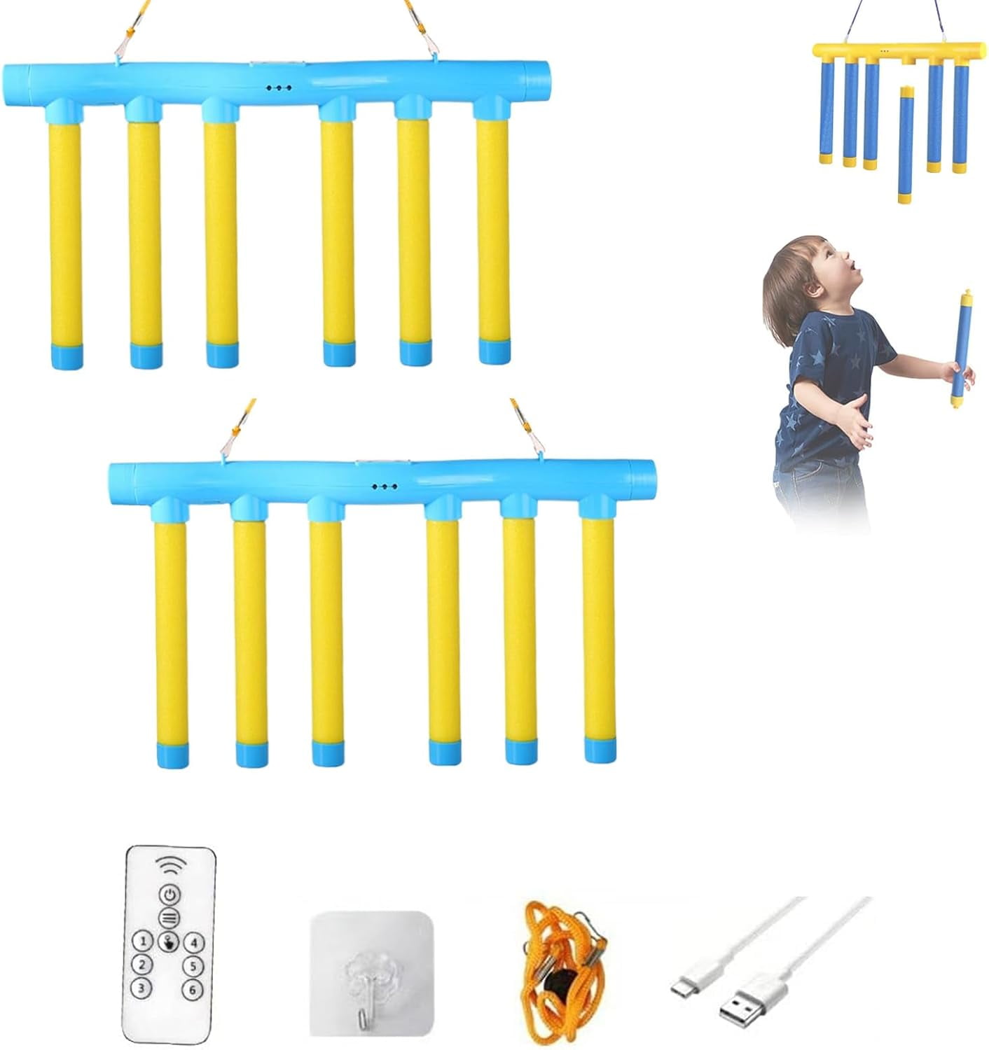 KFSOQE Catching Sticks Game Reflex Challenge Drop Sticks Game 3 Adjustable Speed Catching Sticks ...