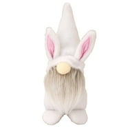 Made by Aliens Stuffed White Easter Bunny with Carrot Soft Lovely ...