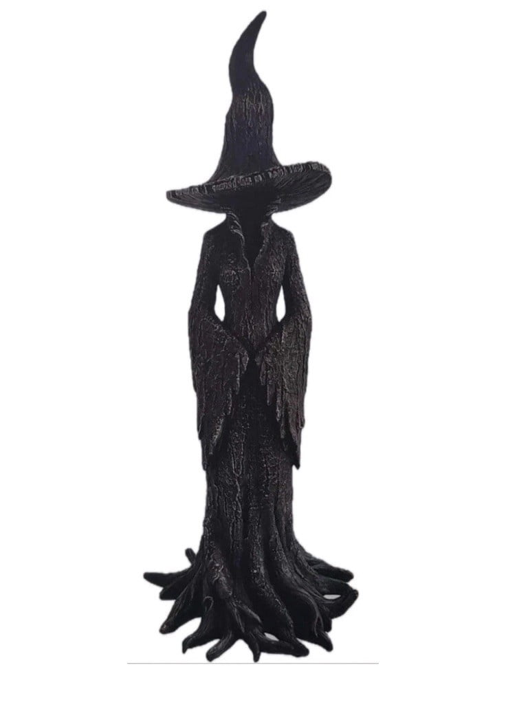 KFSOQE Cracker Barrel Witch Statue 11.81" Witch Sculpture 2025 ...