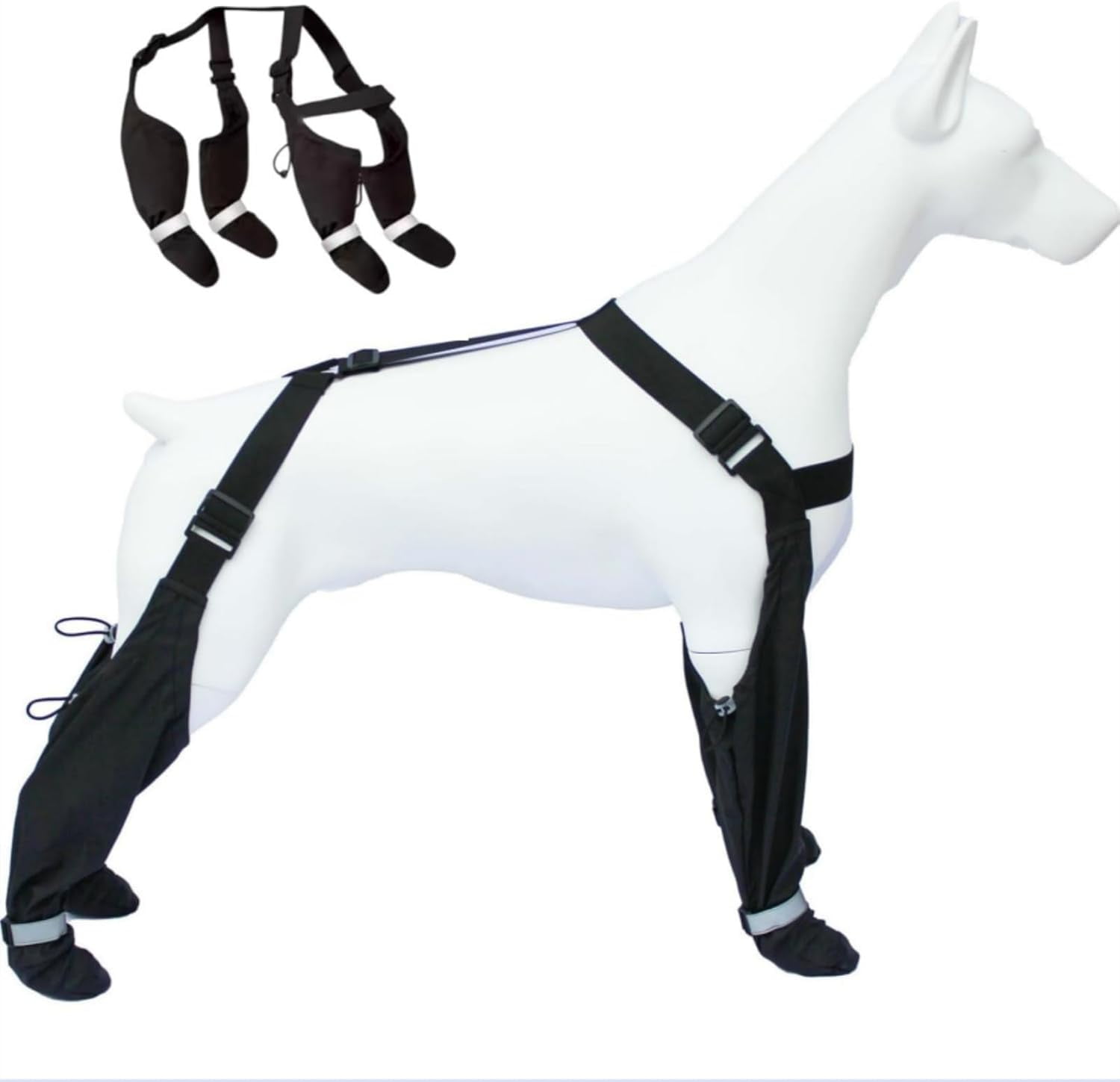 KFSOQE Dog Suspender Boots, Suspender Boots for Dogs, Anti-Slip Dog ...