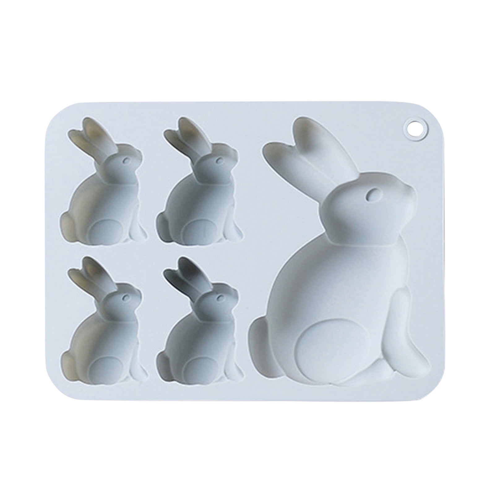 KFSOQE Easter Silicone Moulds Cute Easter Bunny Mould Safe for Kids ...