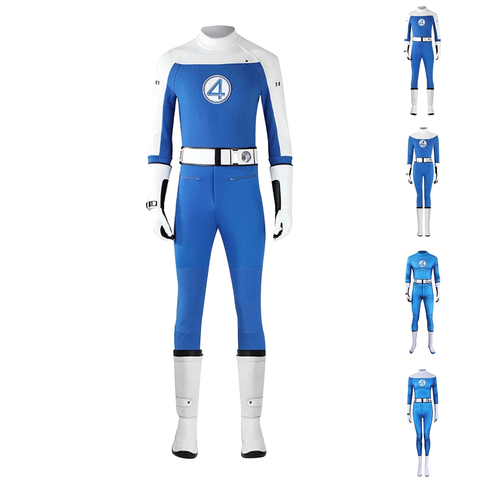 KFSOQE Fantastic Four Cosplay Costume Mr. Fantastic & Invisible Women ...