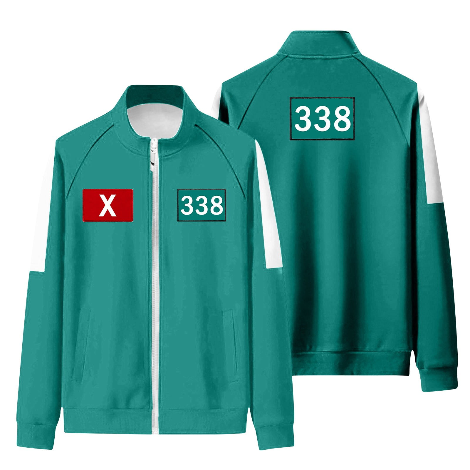 KFSOQE Fashion Cosplay Squid Game Costume Sweatshirt Set Long Sleeve ...