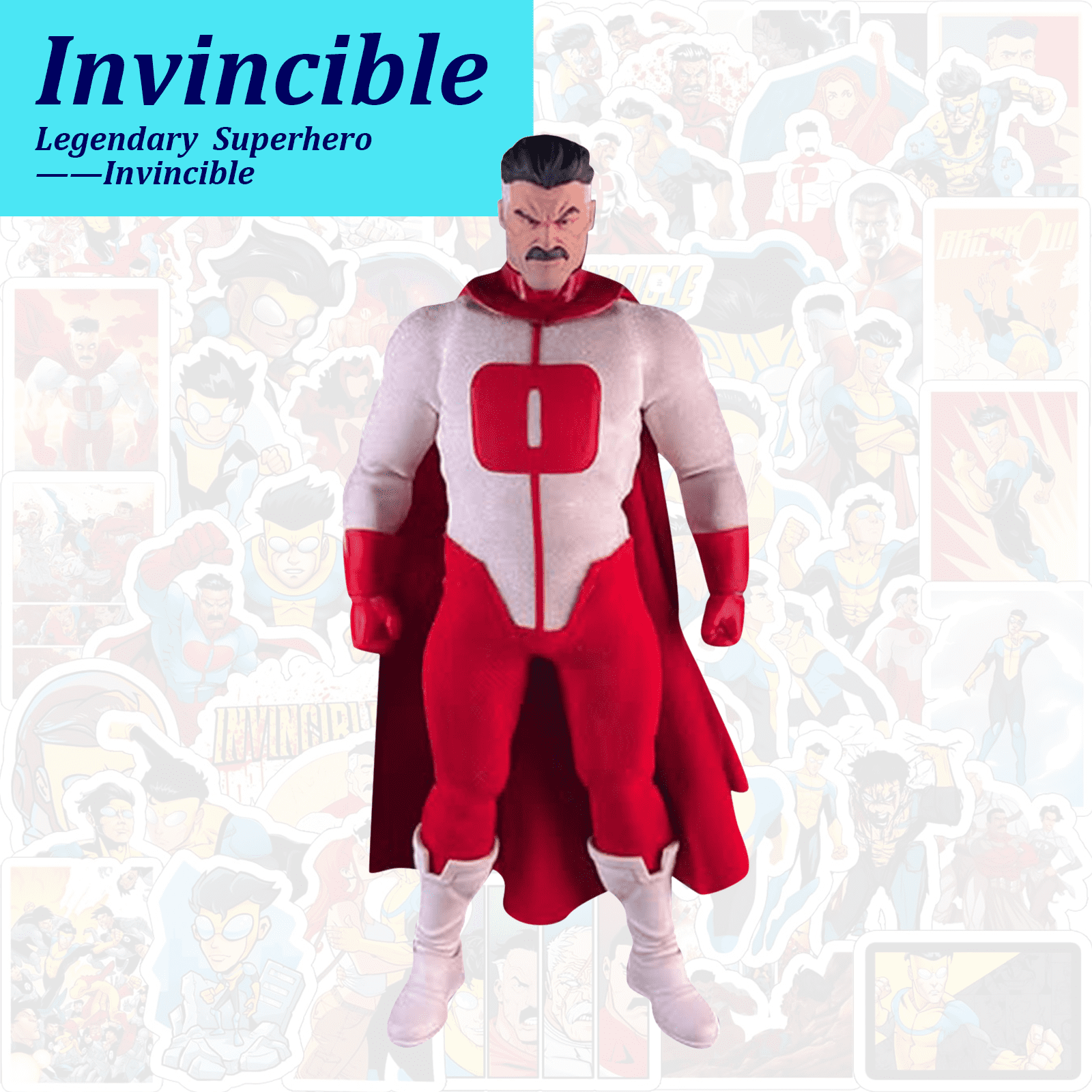 KFSOQE Invincible Action Figures: Invincible Anime Figure 1PC Omni-Man ...