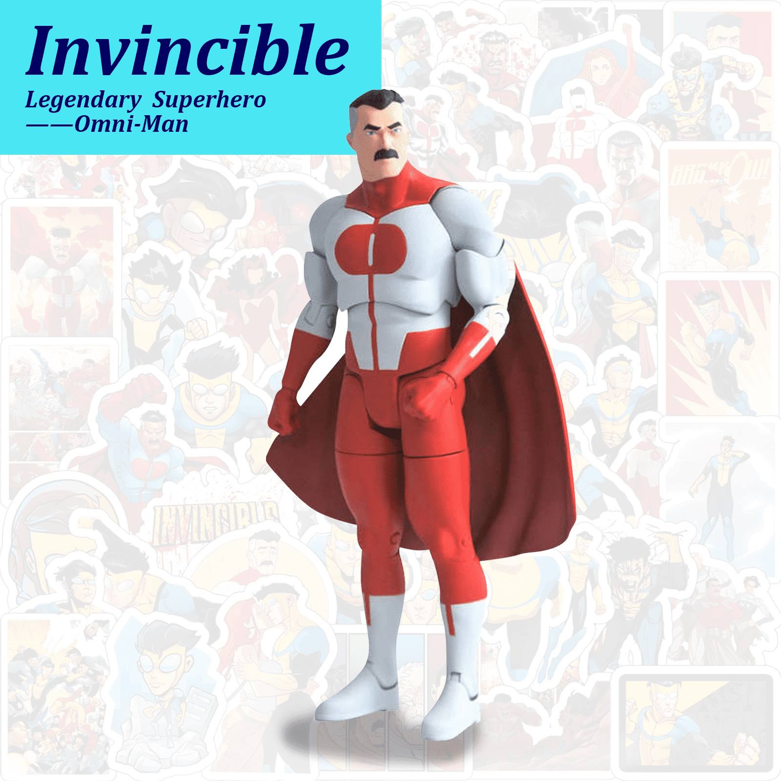 KFSOQE Invincible Action Figures: Omni-Man Anime Figure Collectibles ...