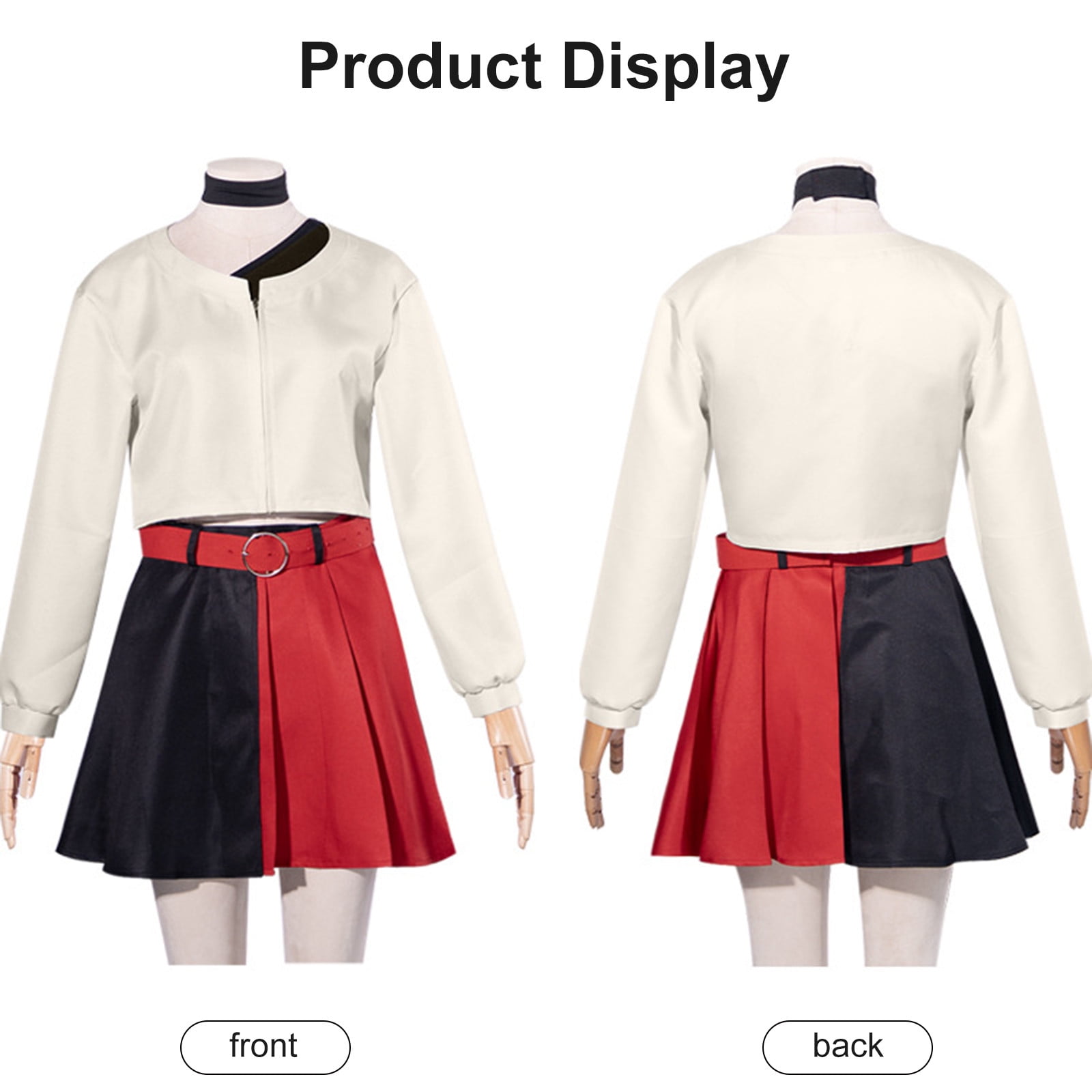 KFSOQE Lazarus Cosplay Costume Elena Dress Set Halloween Cosplay ...