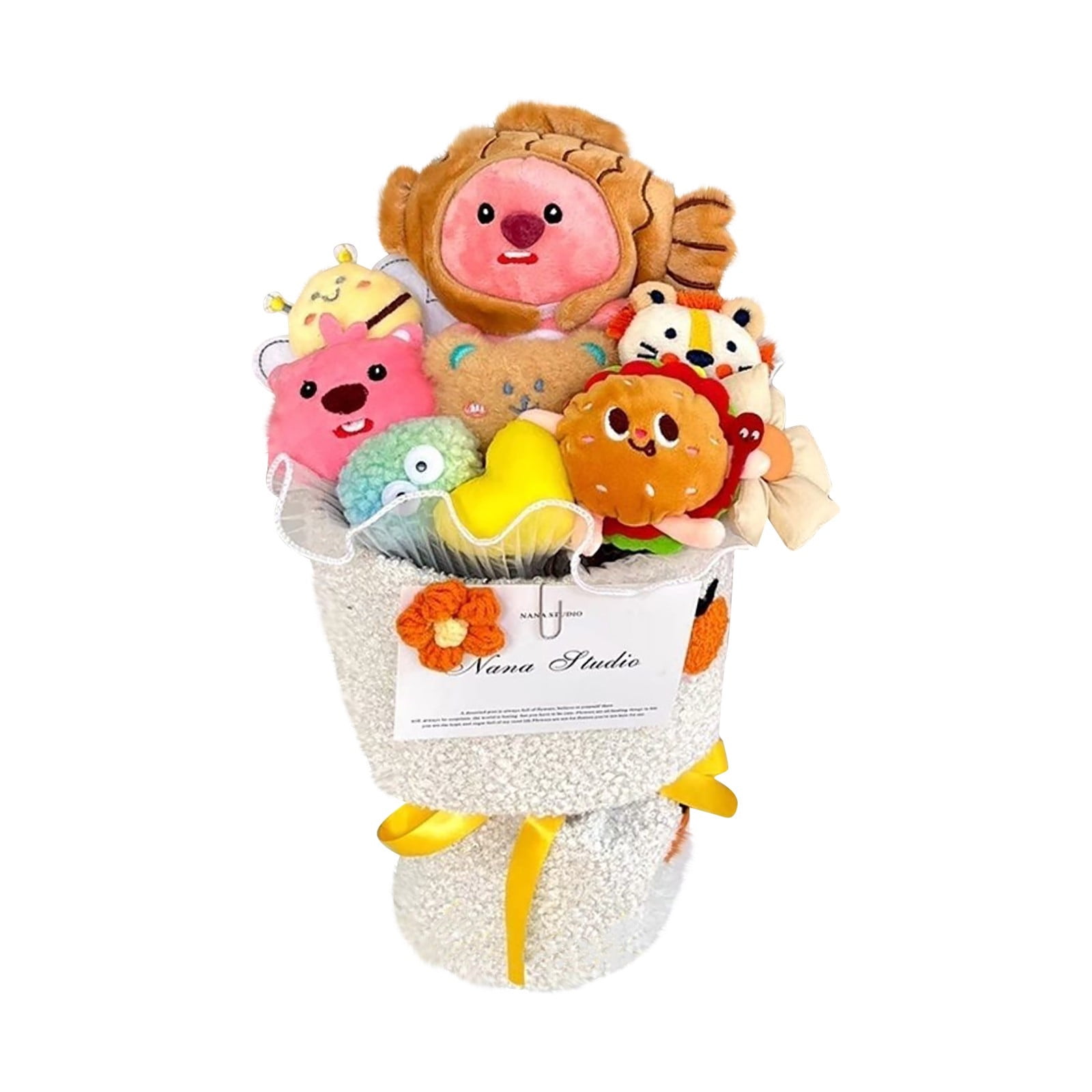 KFSOQE Loopy Plush Bouquet Gorgeous Forever Flowers Soft Squishy ...