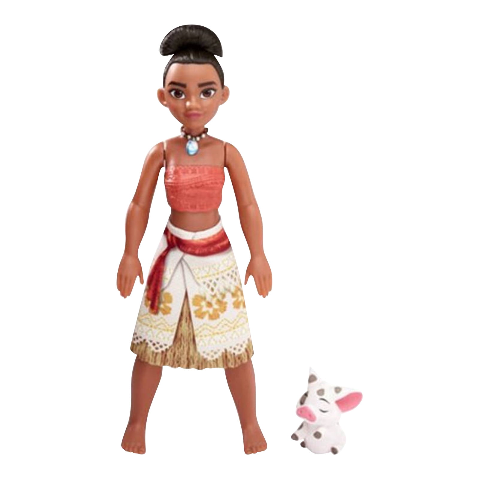 KFSOQE Moana Merch Action Figures Princess Brave Moana Tie Up Hair Cute ...