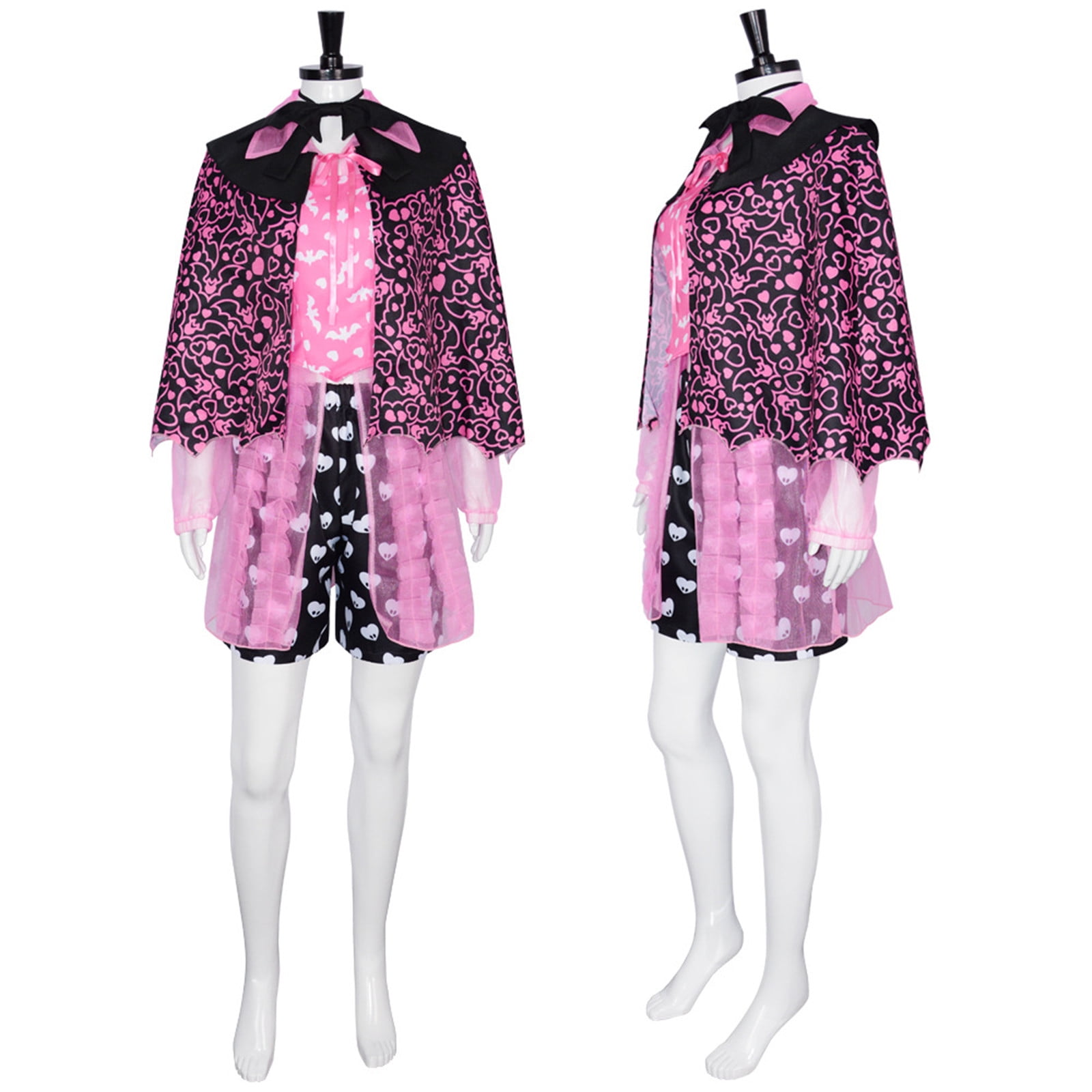 KFSOQE Monster-High Draculaura Cosplay Costume Monster-High Cosplay ...