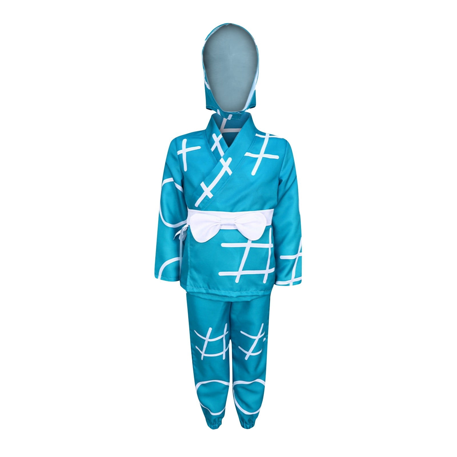 KFSOQE Ninja Kids Cosplay Costume Ninja Kids!!! Cosplay Blue Ninja ...
