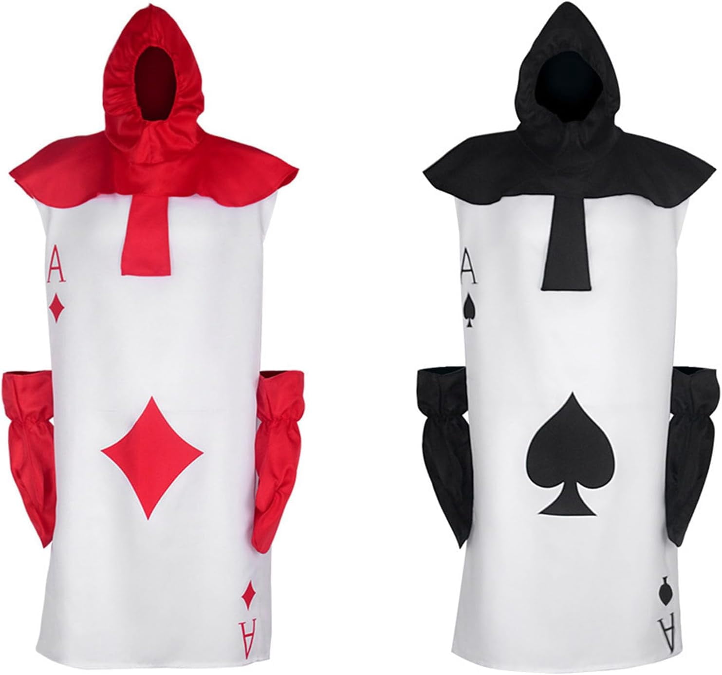 KFSOQE Playing Card Costume Alice Wonderland Poker Cards Cosplay ...