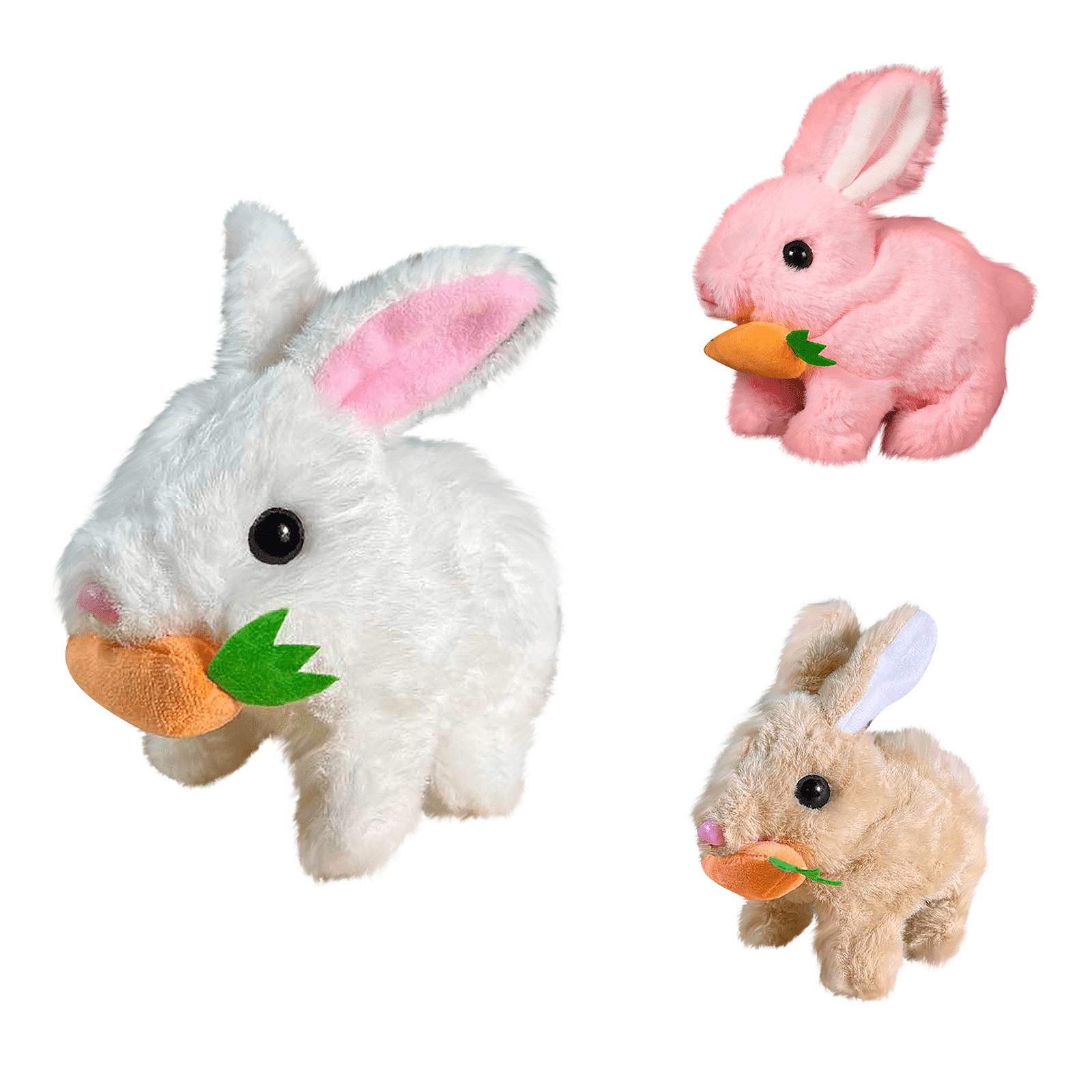 KFSOQE My Realistic Bunny Toy, Bunbi Realistic Bunny Toys for Kids ...