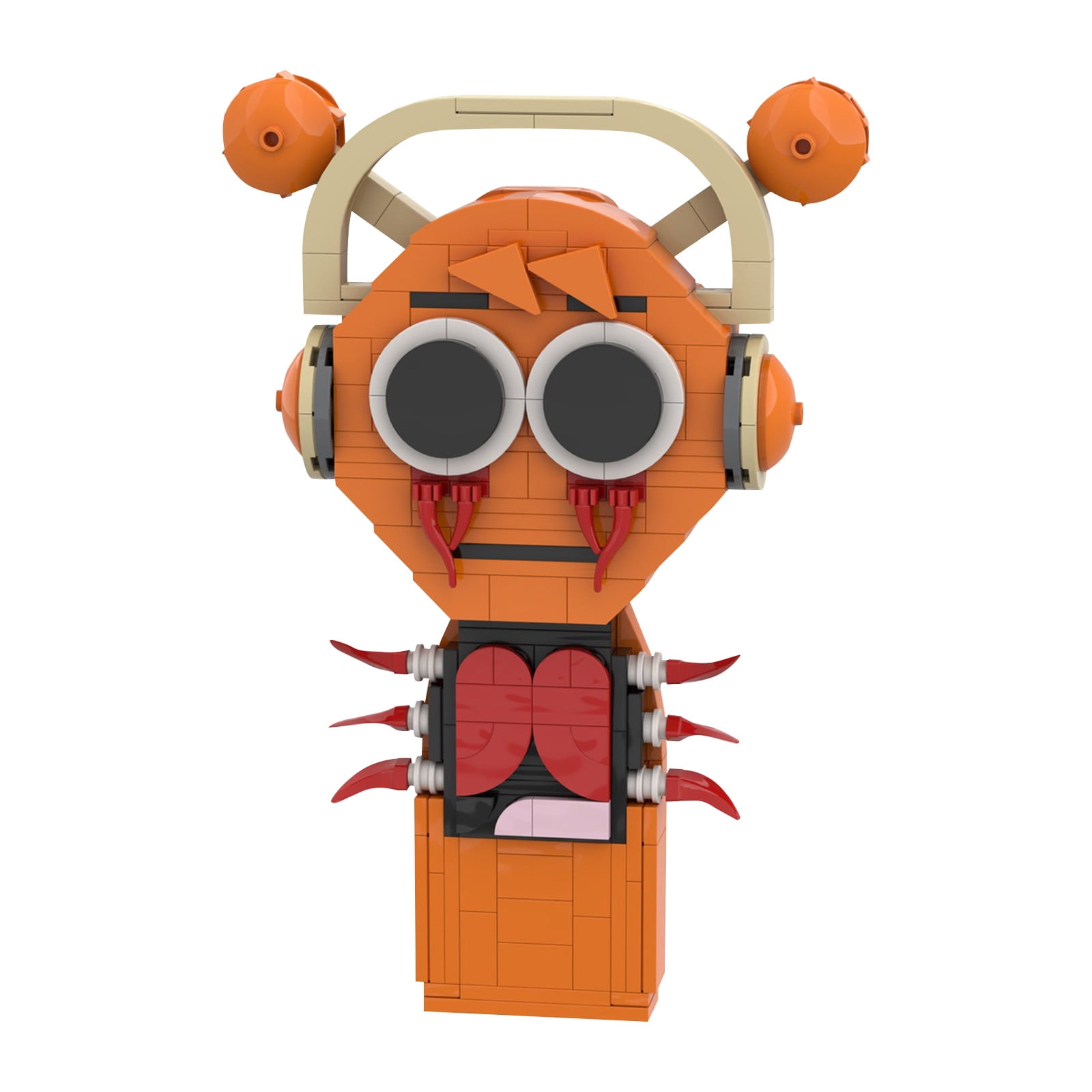 KFSOQE Sprunki Merch Building Blocks Incredibox Game Peripheral Horror ...