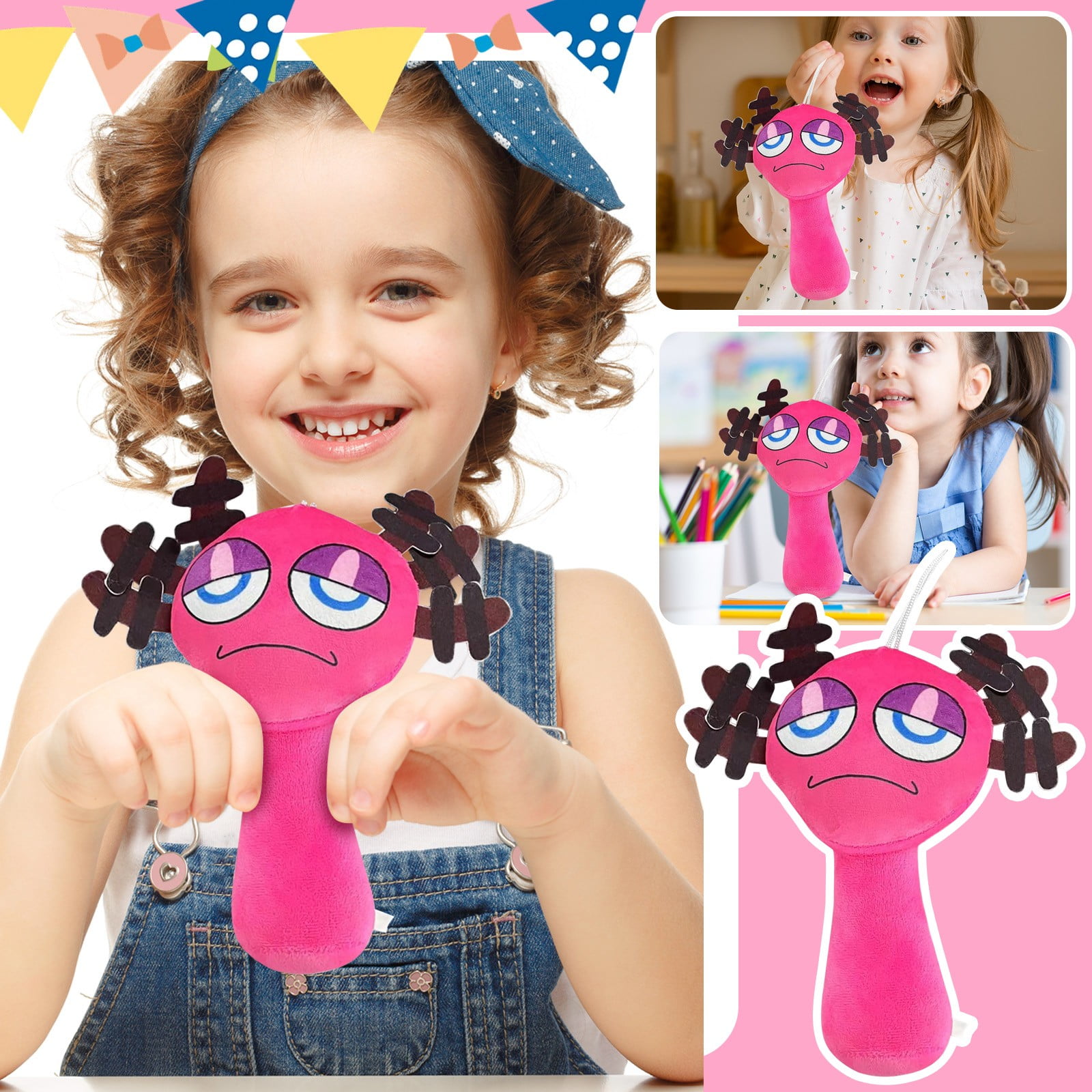 KFSOQE Sprunki Plush Cute Pinki Cartoon Style Horror Game Figurines ...