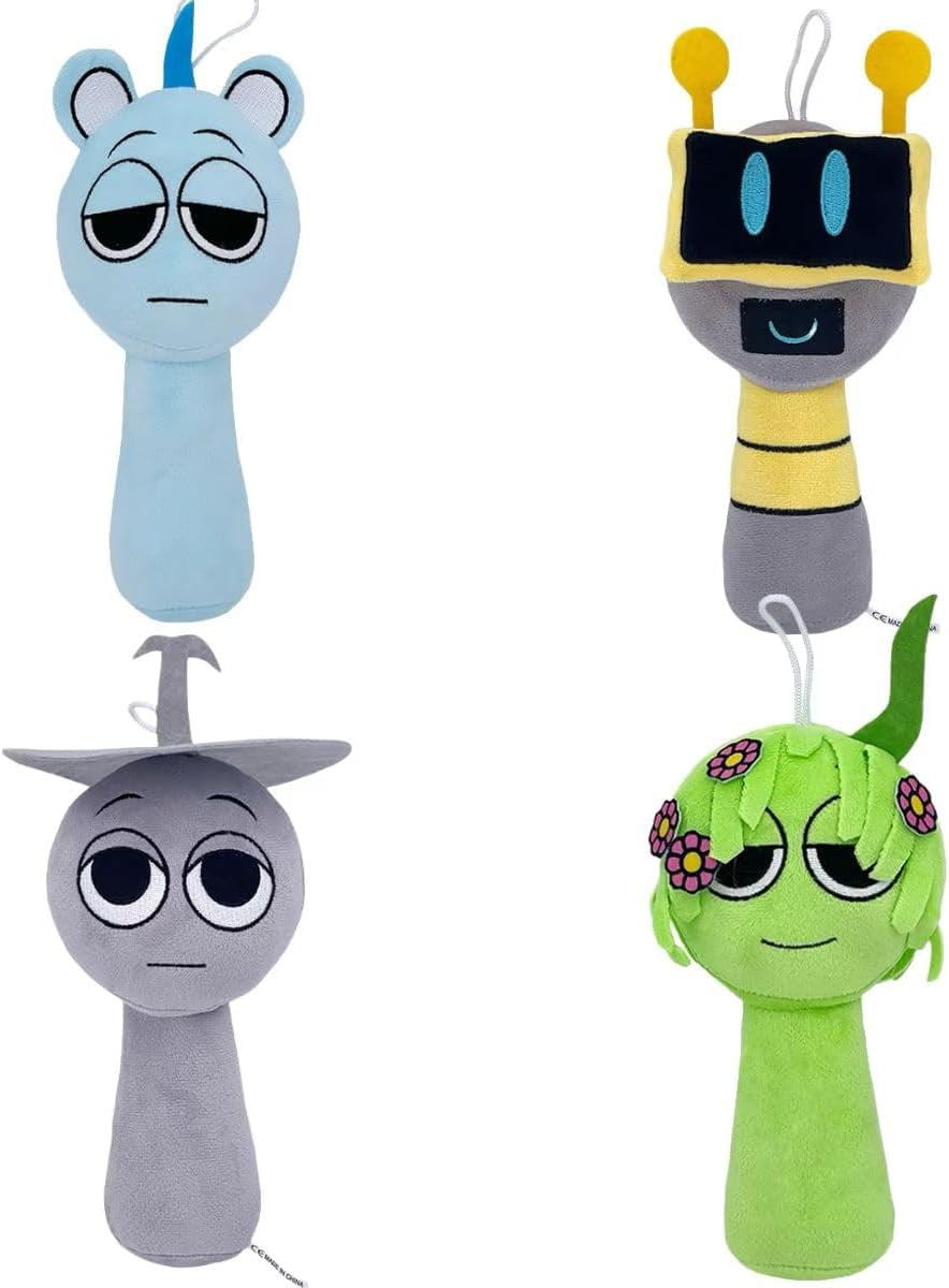 KFSOQE Sprunki Plush Soft Stuffed Plush Toys Cartoon Horror Game ...