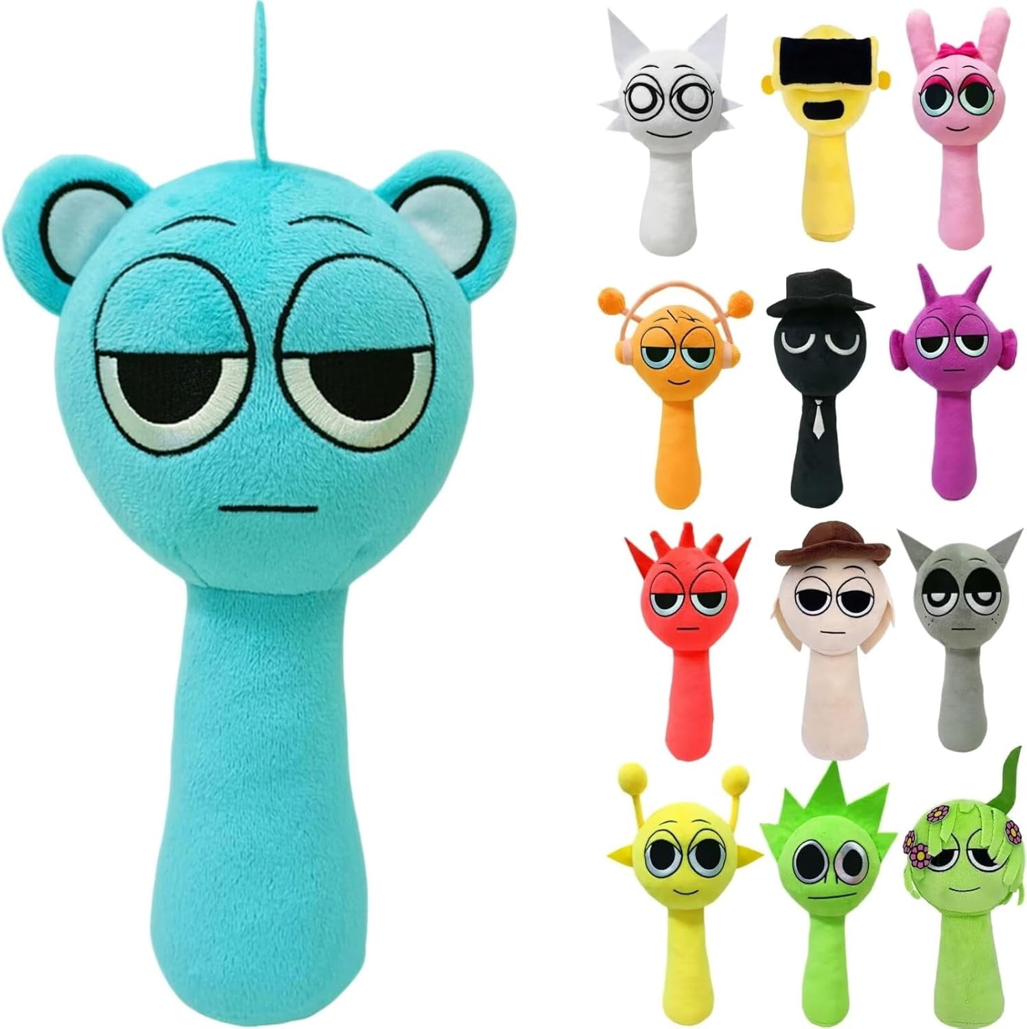 KFSOQE Sprunki Plush Soft Stuffed Plush Toys Cartoon Horror Game ...