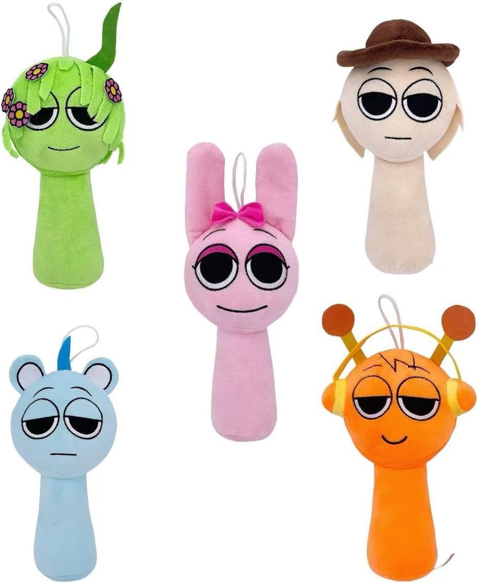 KFSOQE Sprunki Plush Soft Stuffed Plush Toys Cartoon Horror Game ...