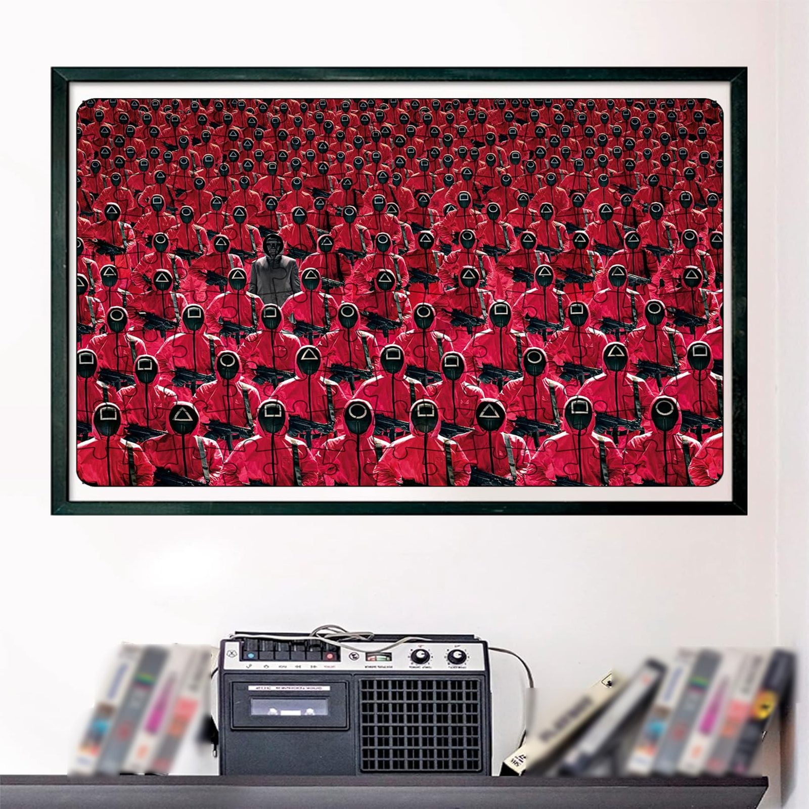 KFSOQE Squid Game Puzzles 130PCS Cartoon Style Jigsaw Puzzles Korean ...