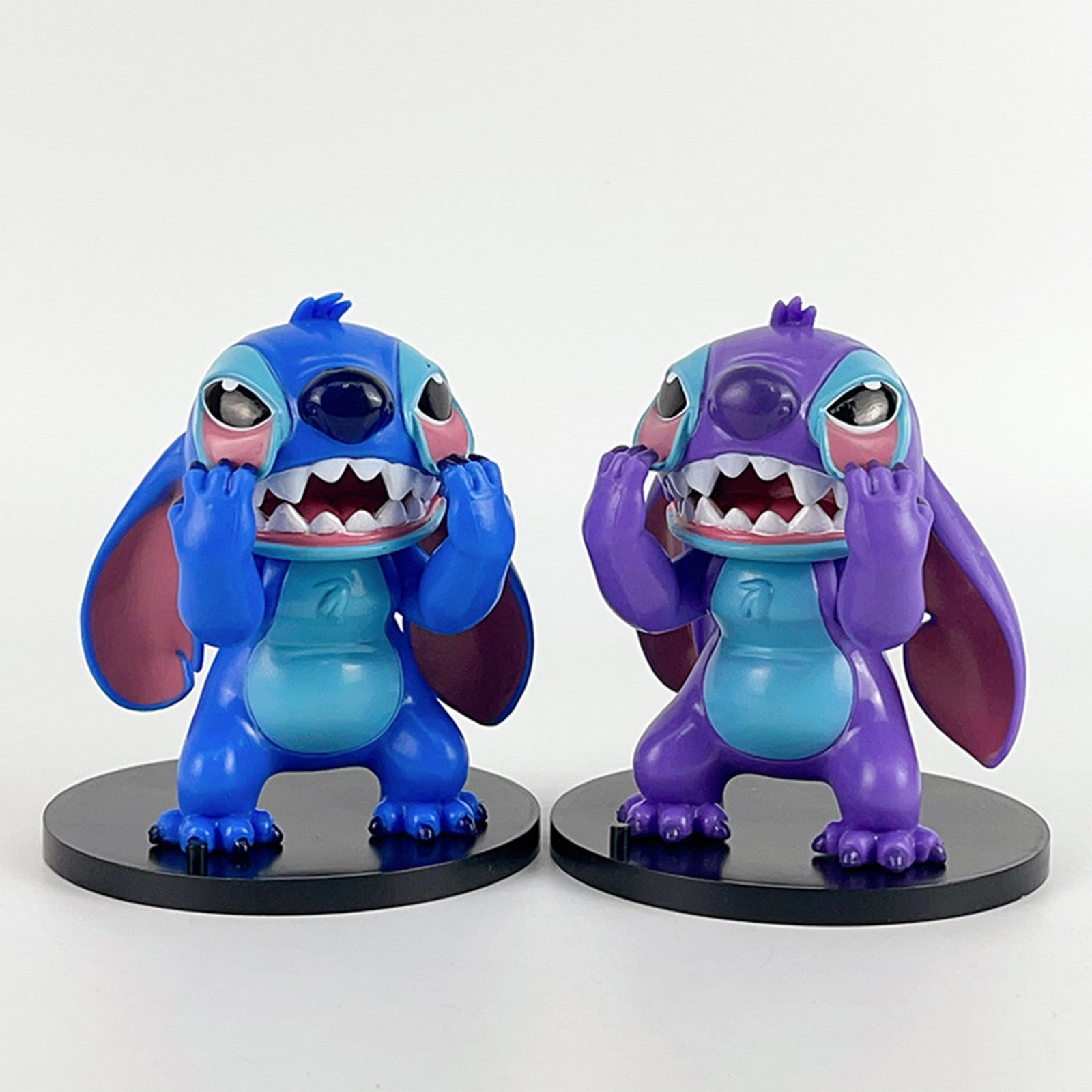KFSOQE Stitch Action Figures Cute Cartoon Movie Characters Anime Figure ...