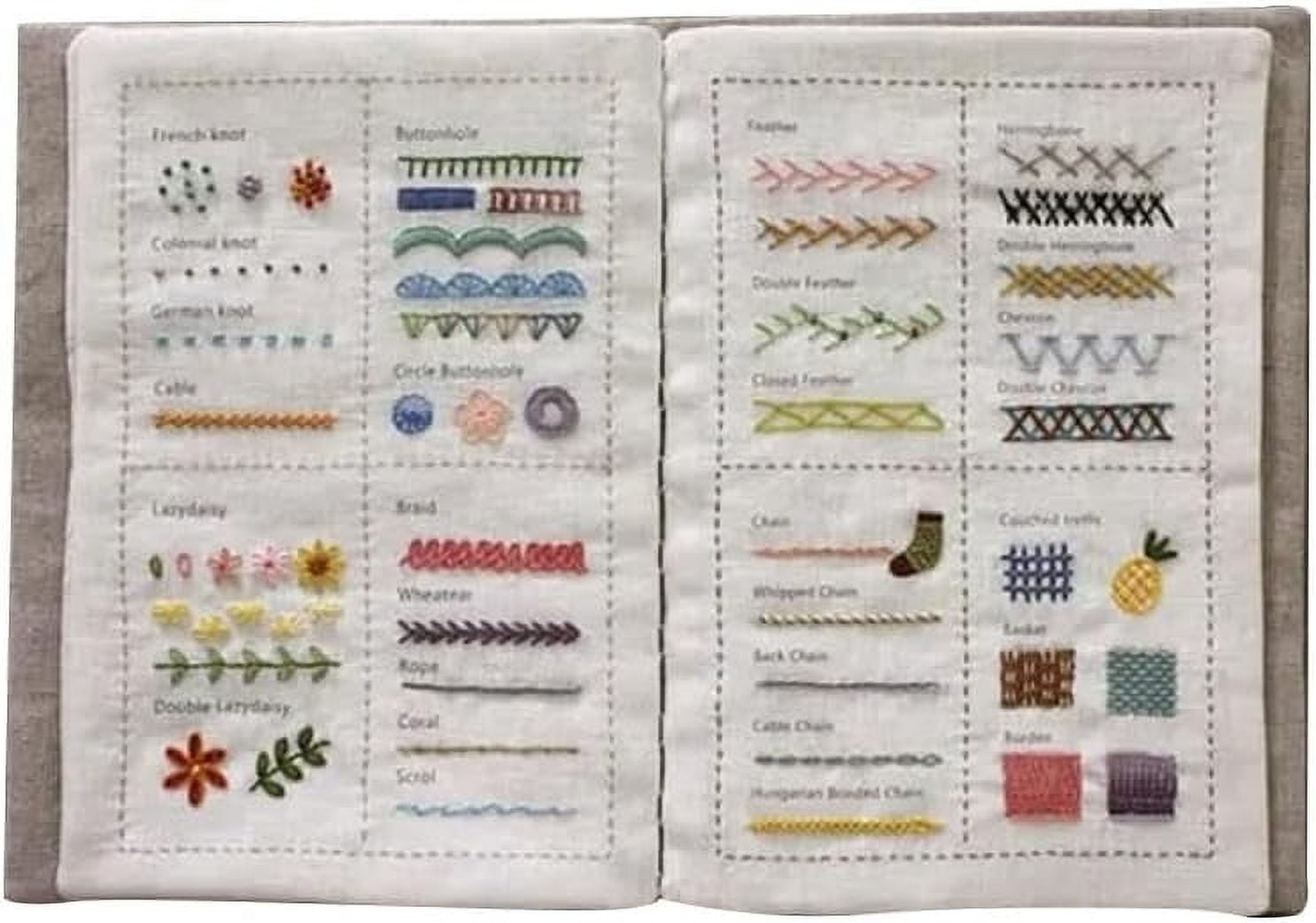 KFSOQE Stitch Book, DIY Stitch Book, Stitch Sample Book with Embroidery ...