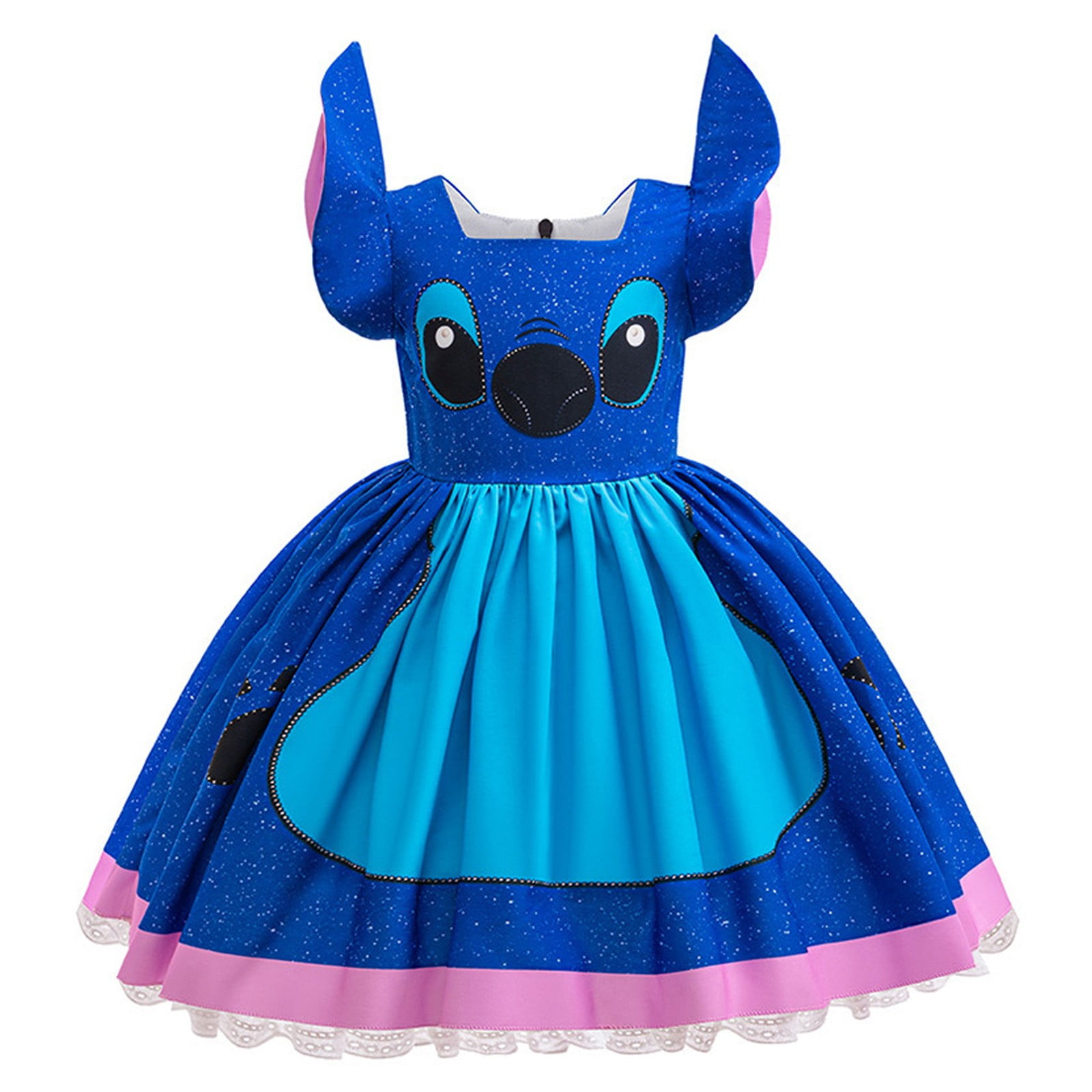KFSOQE Stitch Cosplay Costume Cute Stitch Princess Dress Cosplay ...