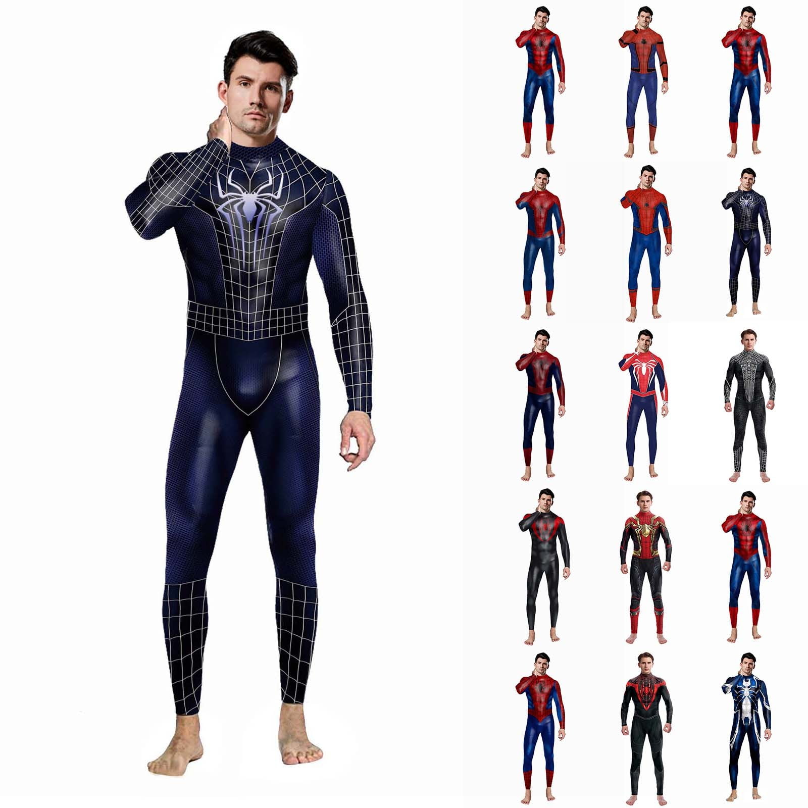 KFSOQE Superhero Spider Cosplay Costume Superhero Spider Cosplay ...