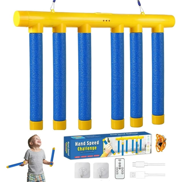 KFSOQE Upgrade Reflex Challenge Game, Drop The Stick Game, Catch All Drop Sticks Game, Hand Eye ...