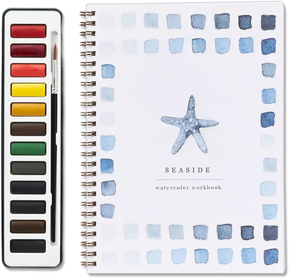 KFSOQE Watercolor Paint Book Beginner-Friendly Birds Workbooks ...