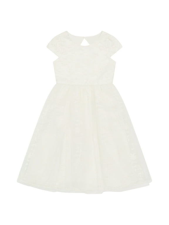 Aislor Kids Lace Flower Girls Dress Sequins Halter Chiffon Dress Long ...