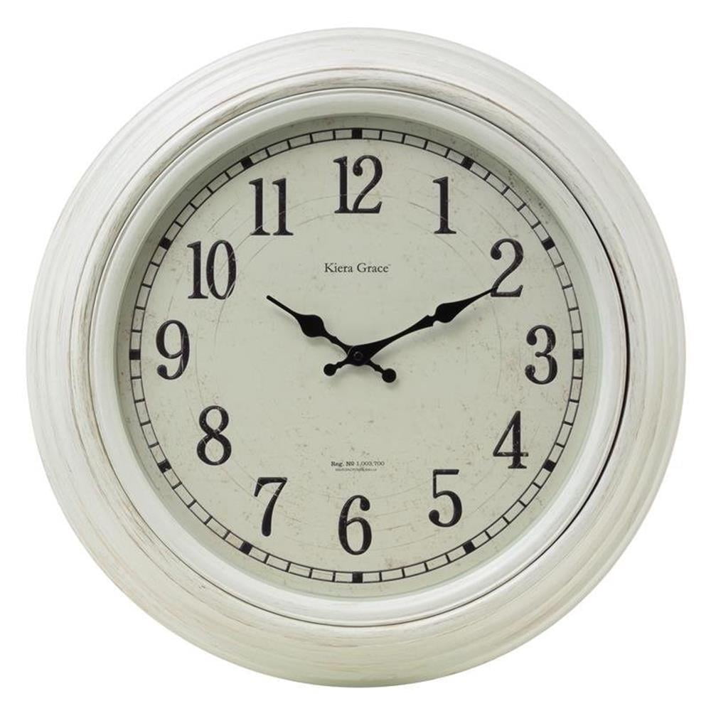 kieragrace Emerson Wall Clock, White - Walmart.com