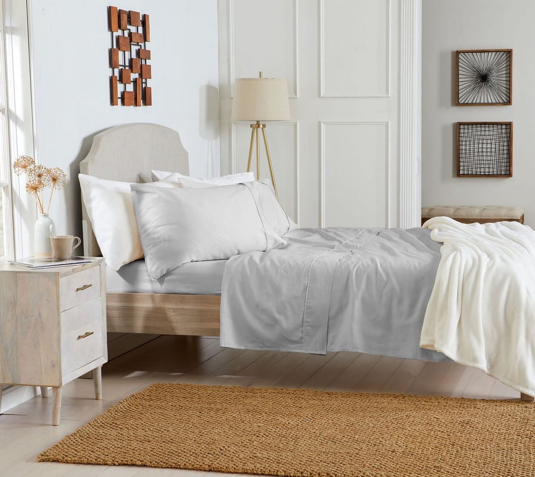 KG Linens QUEEN Sateen Sheet Set 400 Thread Count 15 Inches Deep ...