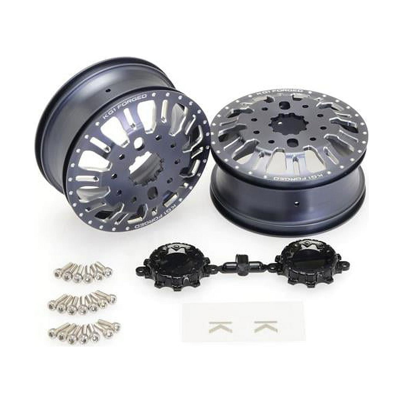 KG1 KD004 Duel Rear Dually Wheel, Gunmetal Anodized - Walmart.com