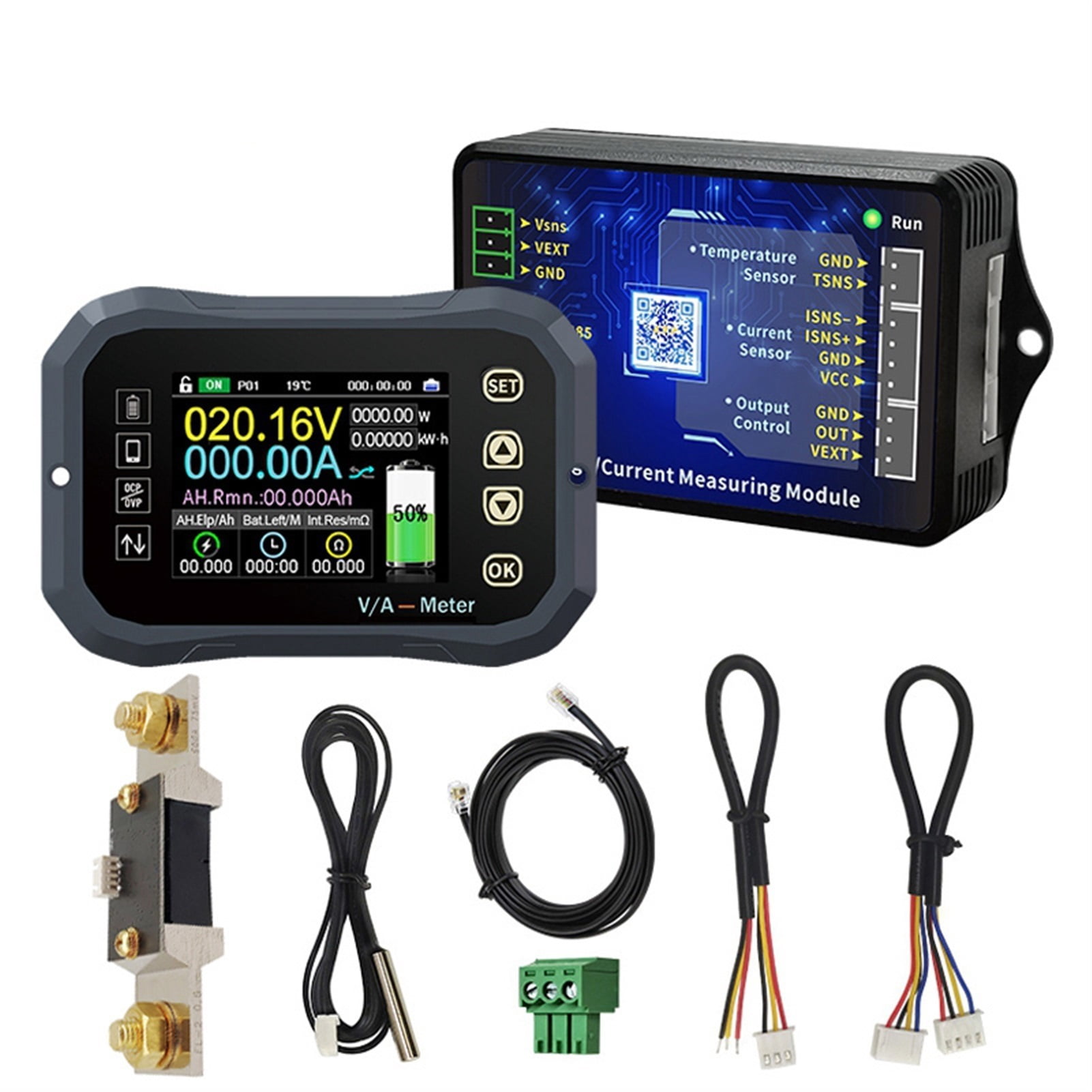 KG140F Battery Tester 100V 400A Coulometer Battery Capacity Indicator ...