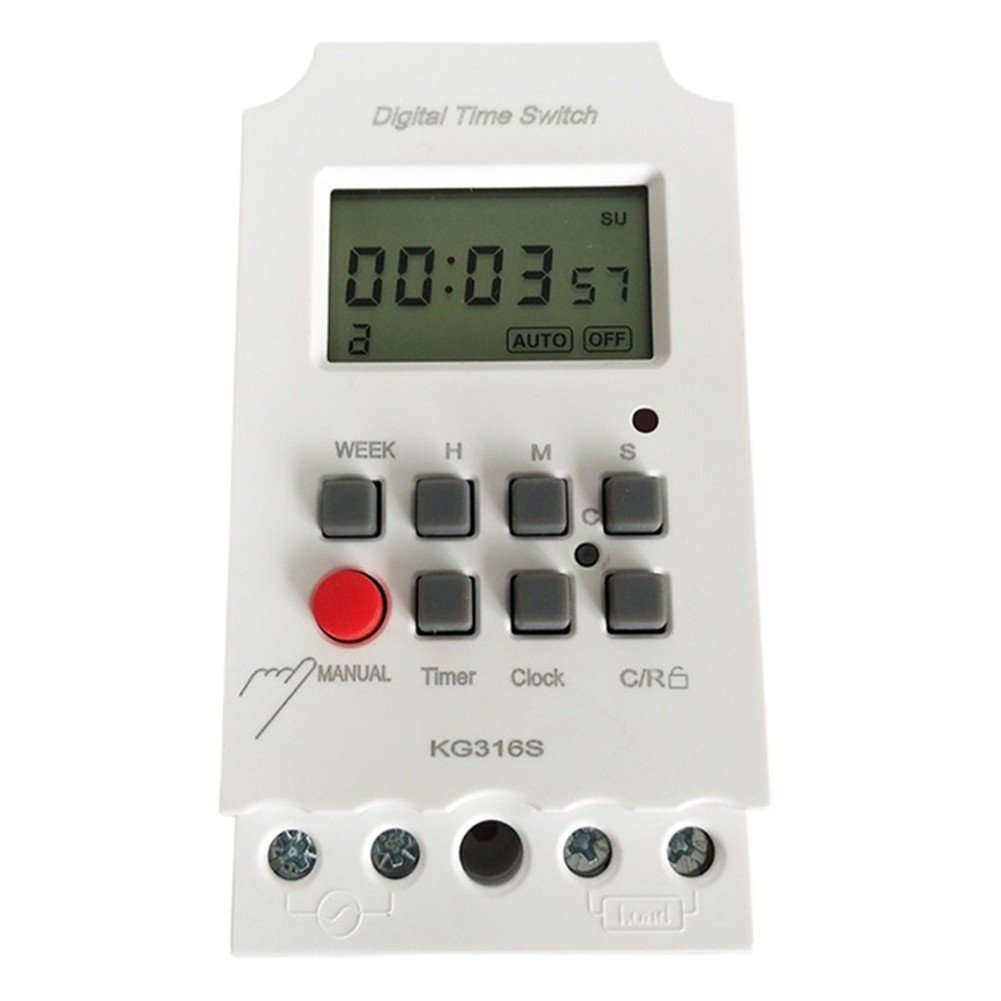KG316S Microcomputer Programmable Digital Electric Timer Switch Relay ...