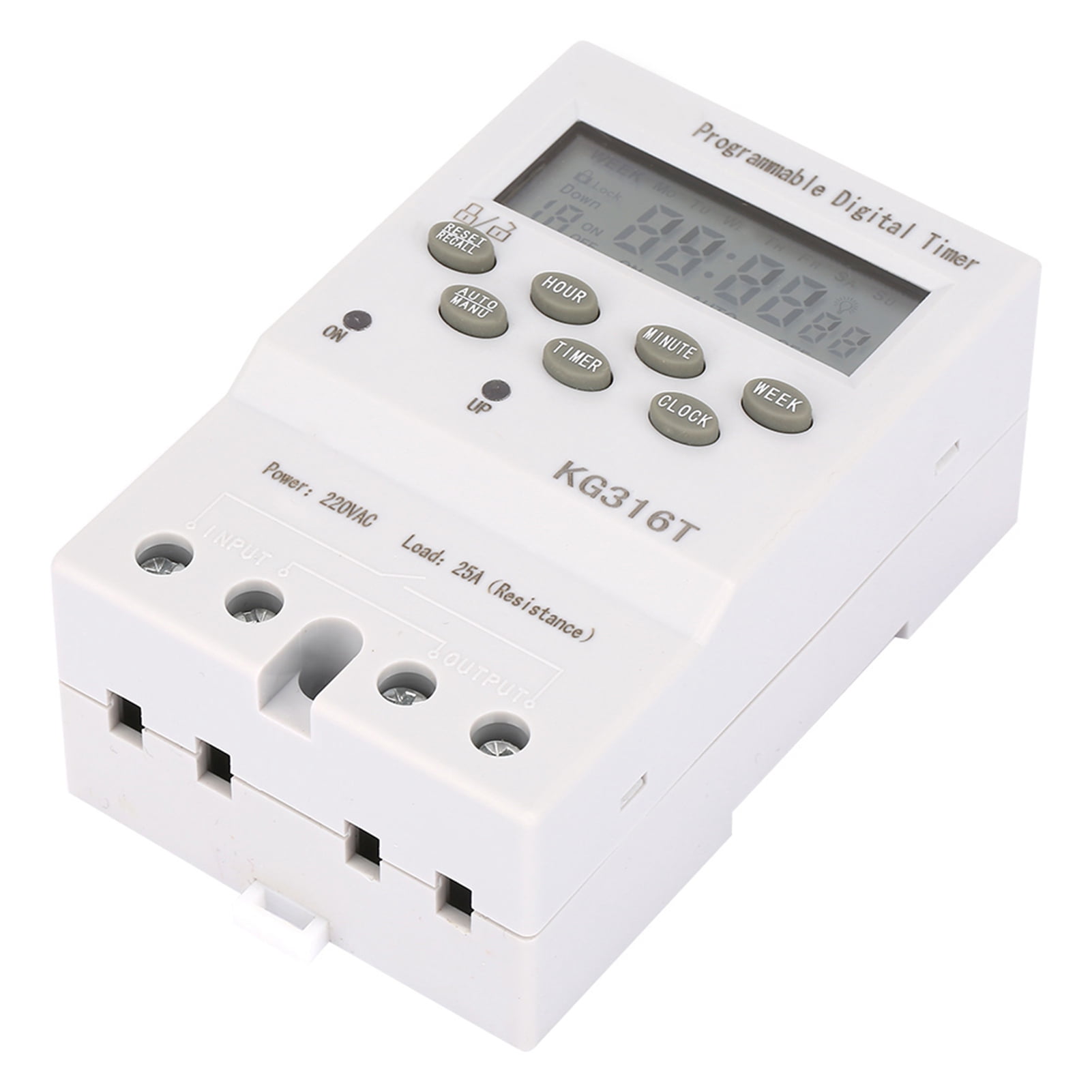 KG316T 220V Microcomputer Time Control Switch Programmable Automatic ...