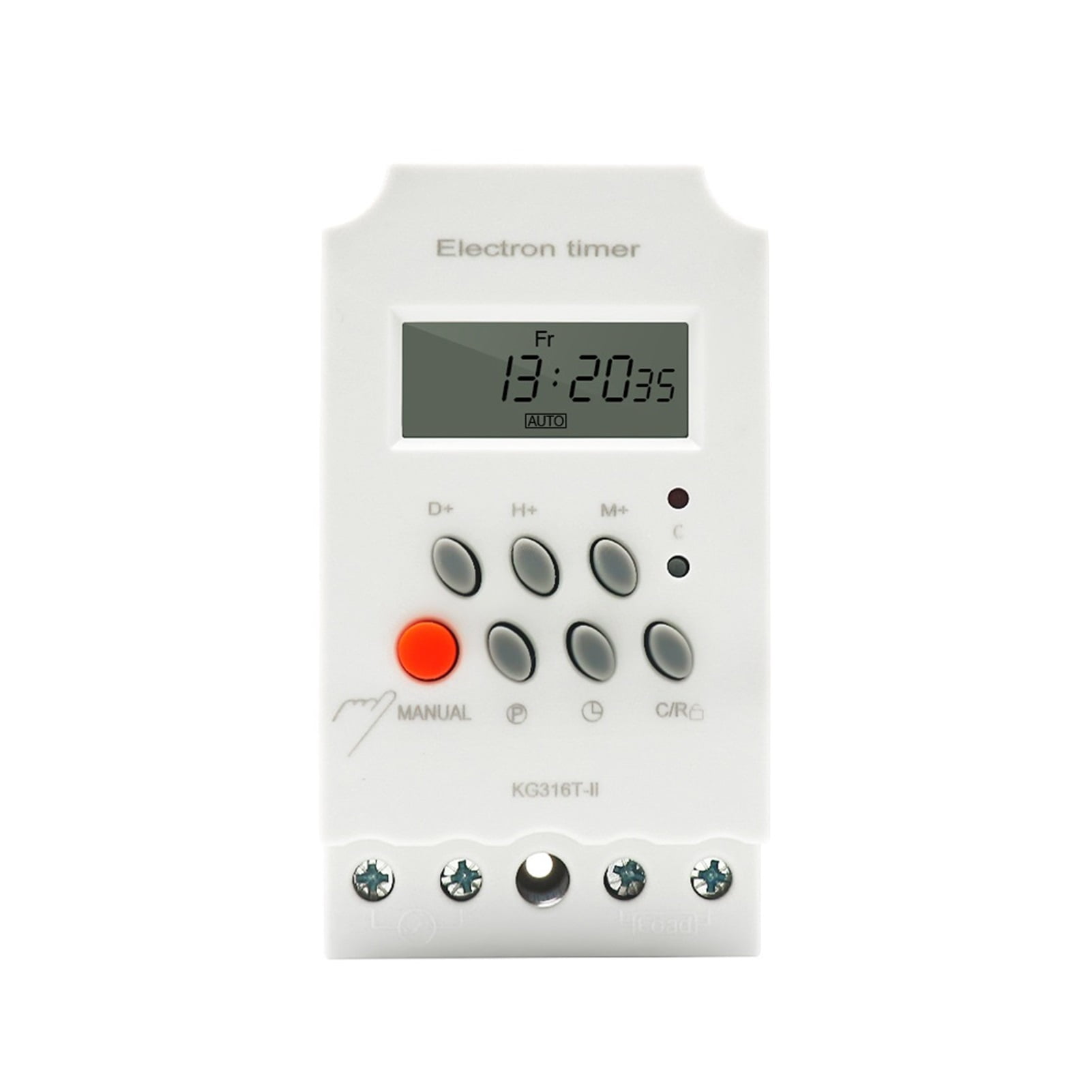 KG316T-II 25A LCD Digital Programmable Electronic Timer Time Switch ...