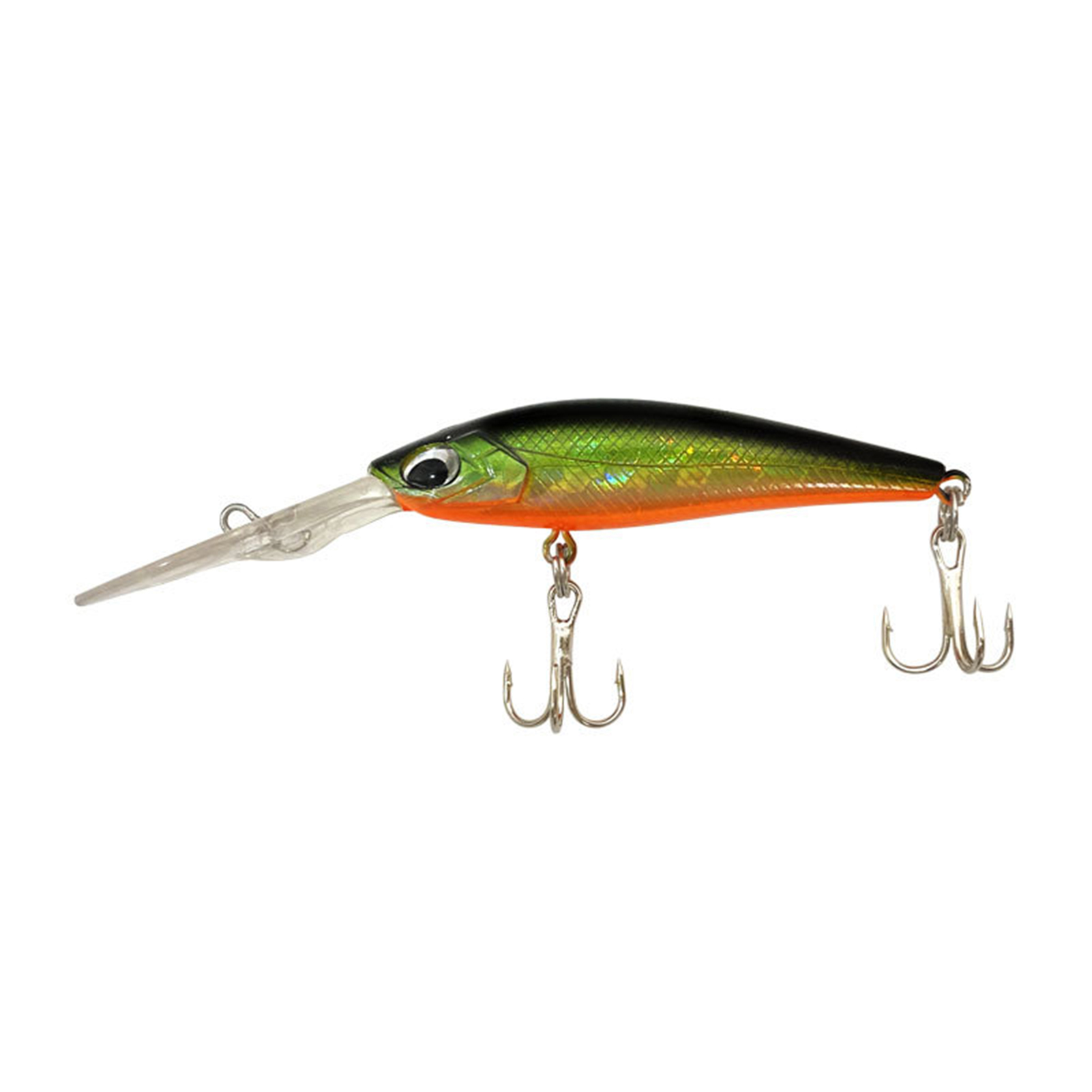 KGJQ 6cm/6.2g Hard Bait 3D Fish Eyes with Sharp-Hook Long Tongue Realistic Looking Corrosion ...