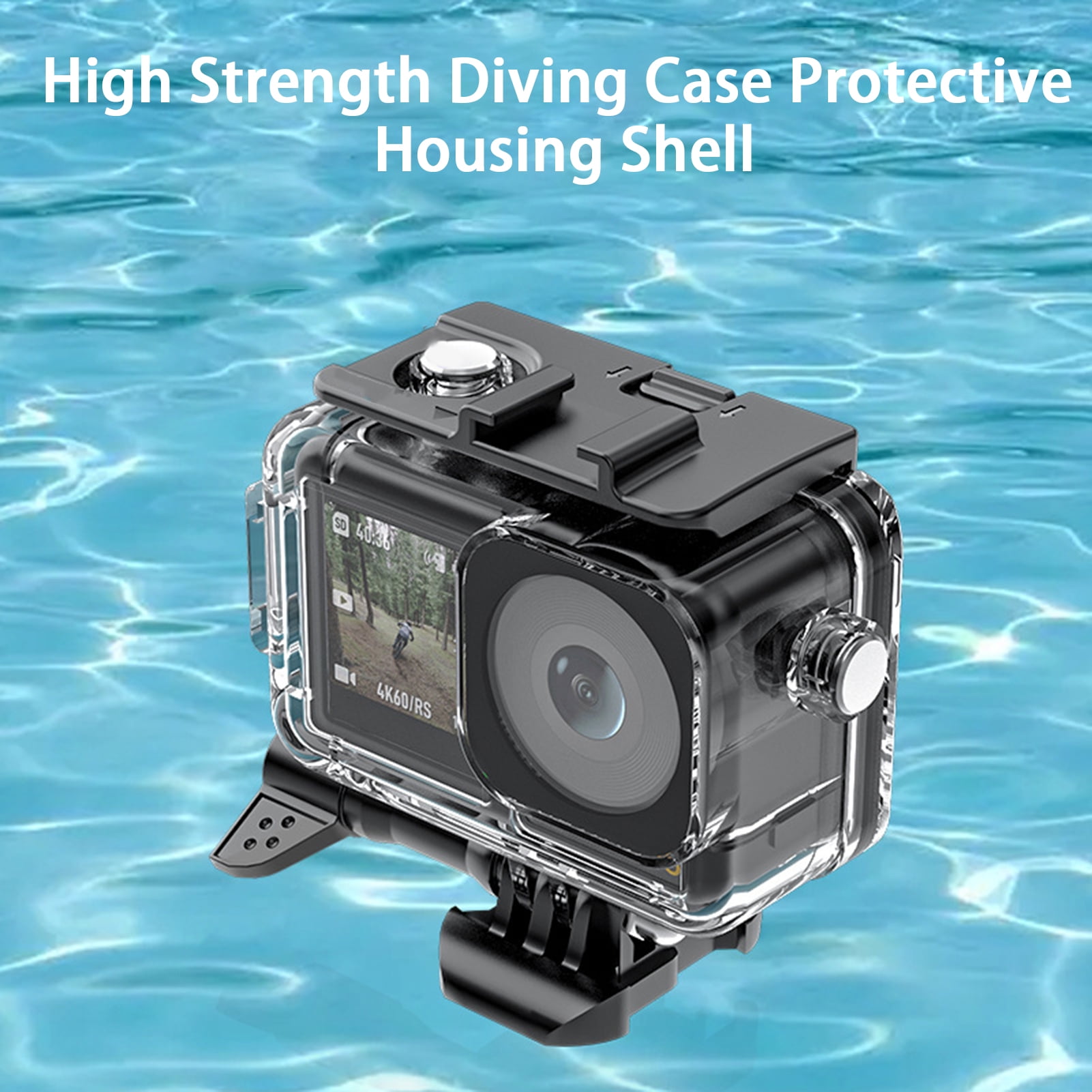 KGJQ Camera Dive Housing Case 40 Metres Waterproof Double Cold Boot ...