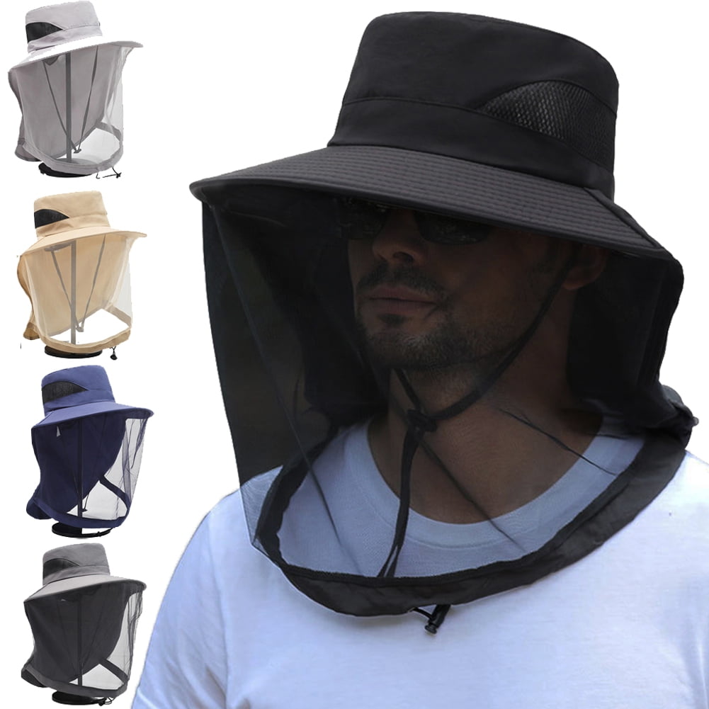 KGJQ Wide Brim Sun Hat with Neck Flap, UPF 50+ Sun Protection Cap with ...