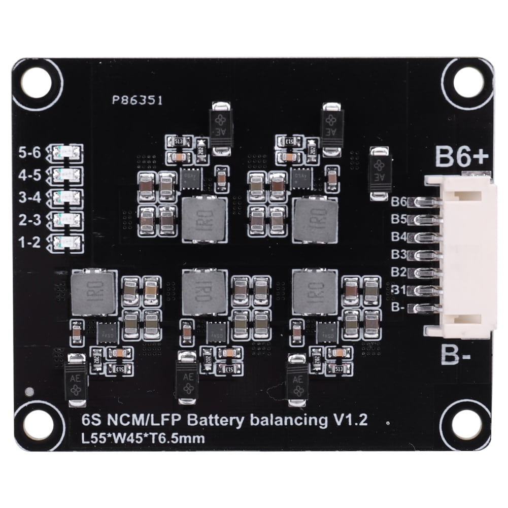 KGOTA 1.2A High Current Equalization Module 2-16S Li-ion Battery Active Balancer Energy Transfer ...