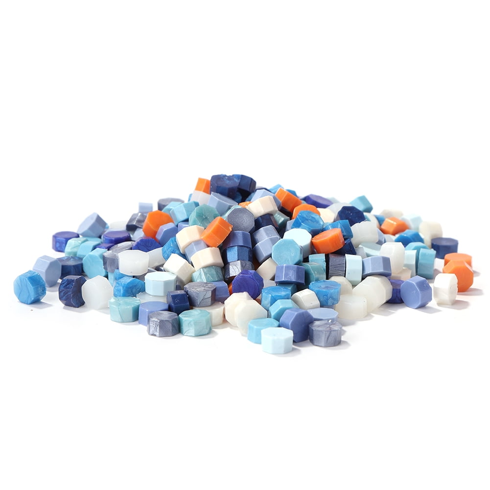 KGOTA 100pcs Octagon Sealing Wax Beads Envelope Seal Stamp Wax Tablet ...