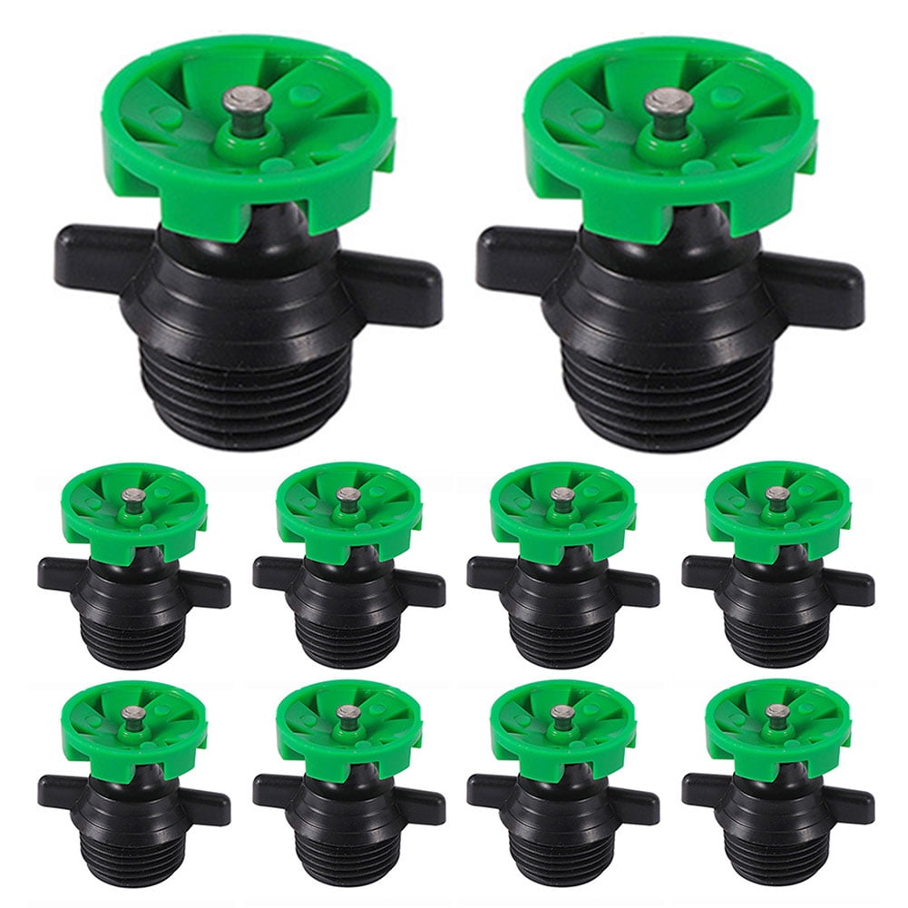 KGOTA 10pcs 360 Degree Automatic Rotating Sprinkler Heads Irrigation ...