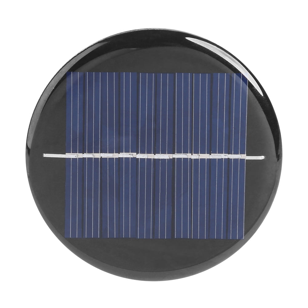 KGOTA 1x 0.28W 5V Round Solar Panel DIY Battery Chargers Solar System ...